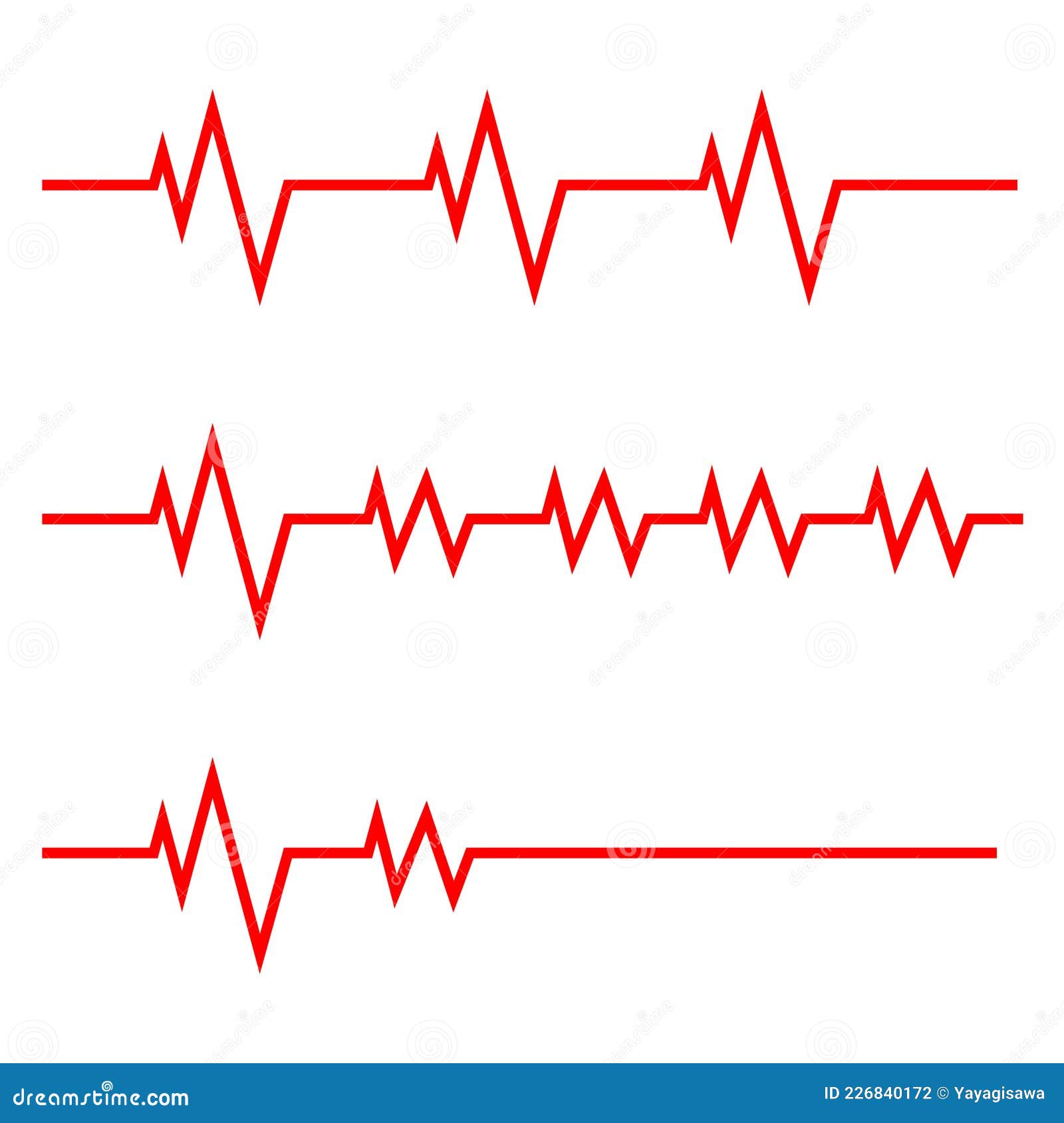 Vector Illustration of Heart Beat Cardiogram in Red Stock Vector ... Vector Illustration of Heart Beat Cardiogram in Red Stock Vector ...