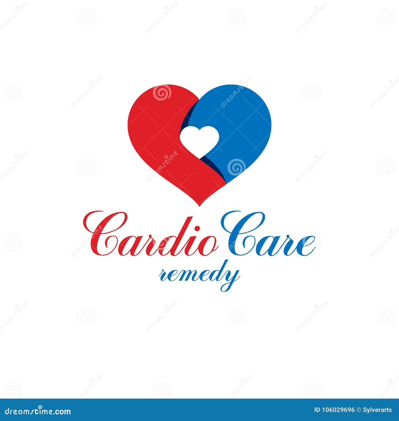 Vector Illustration of Heart Shape. Cardiovascular System Diseases ...