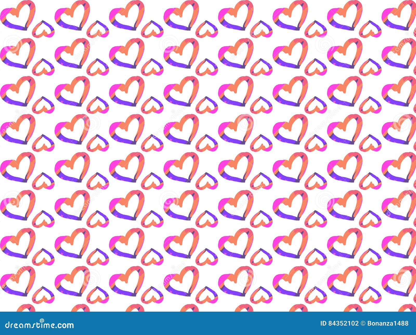 Vector Illustration with a Heart for Valentine`s Day Stock Illustration ...