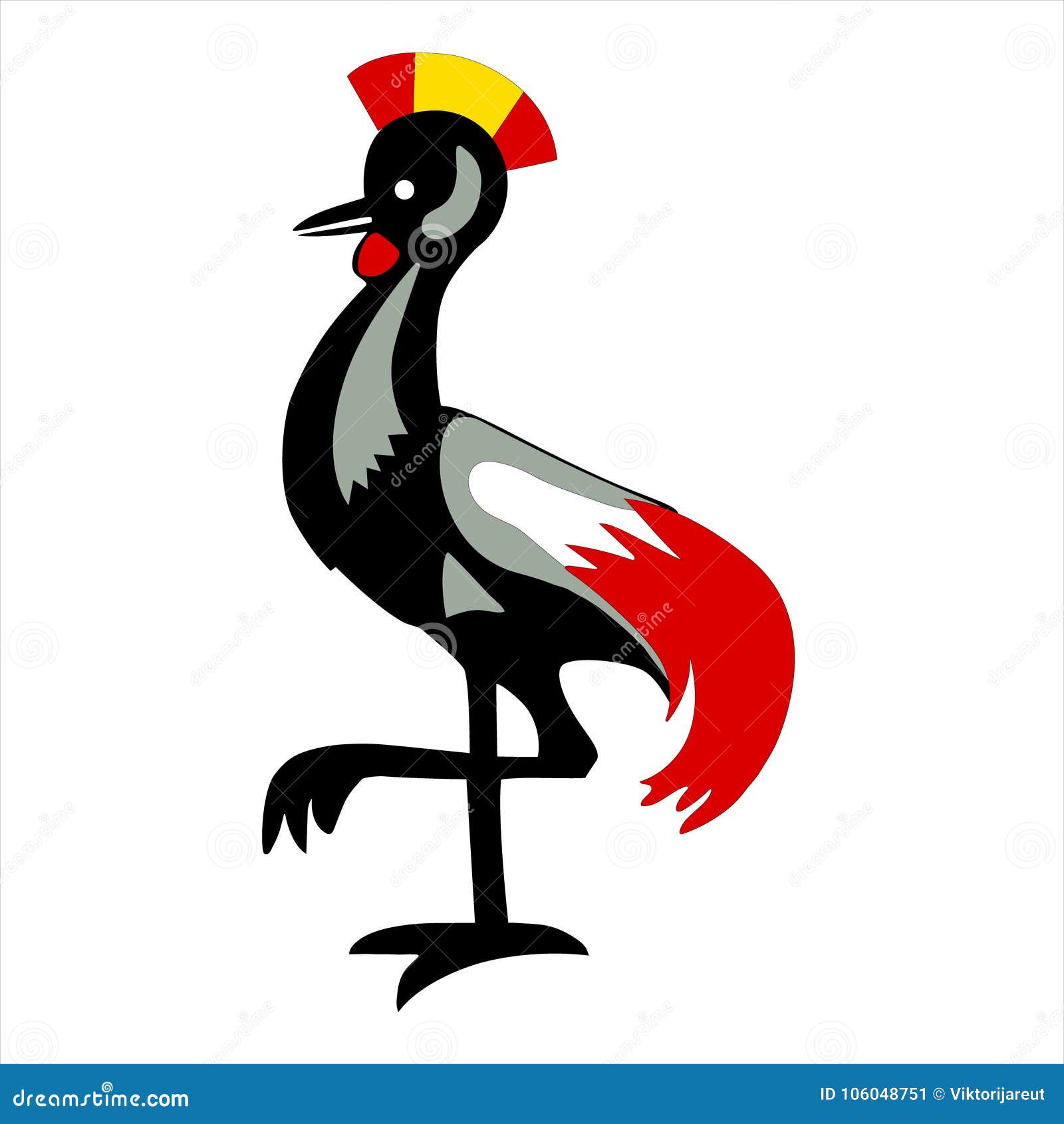 Heraldic rooster stock illustration. Illustration of heraldic - 106048751