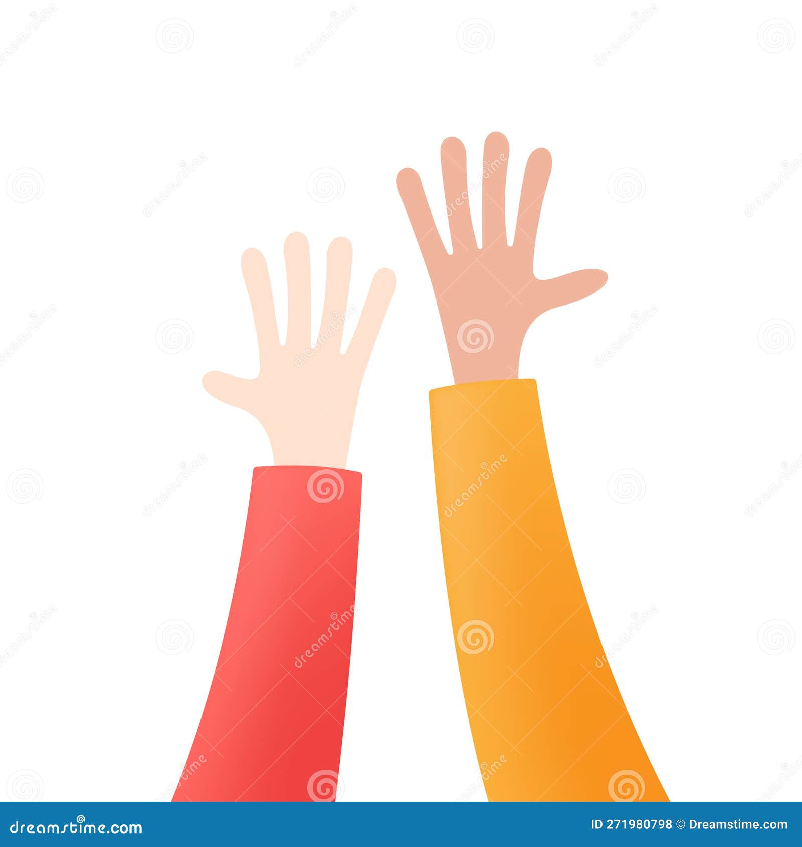 Vector illustration stock vector. Illustration of finger - 271980798