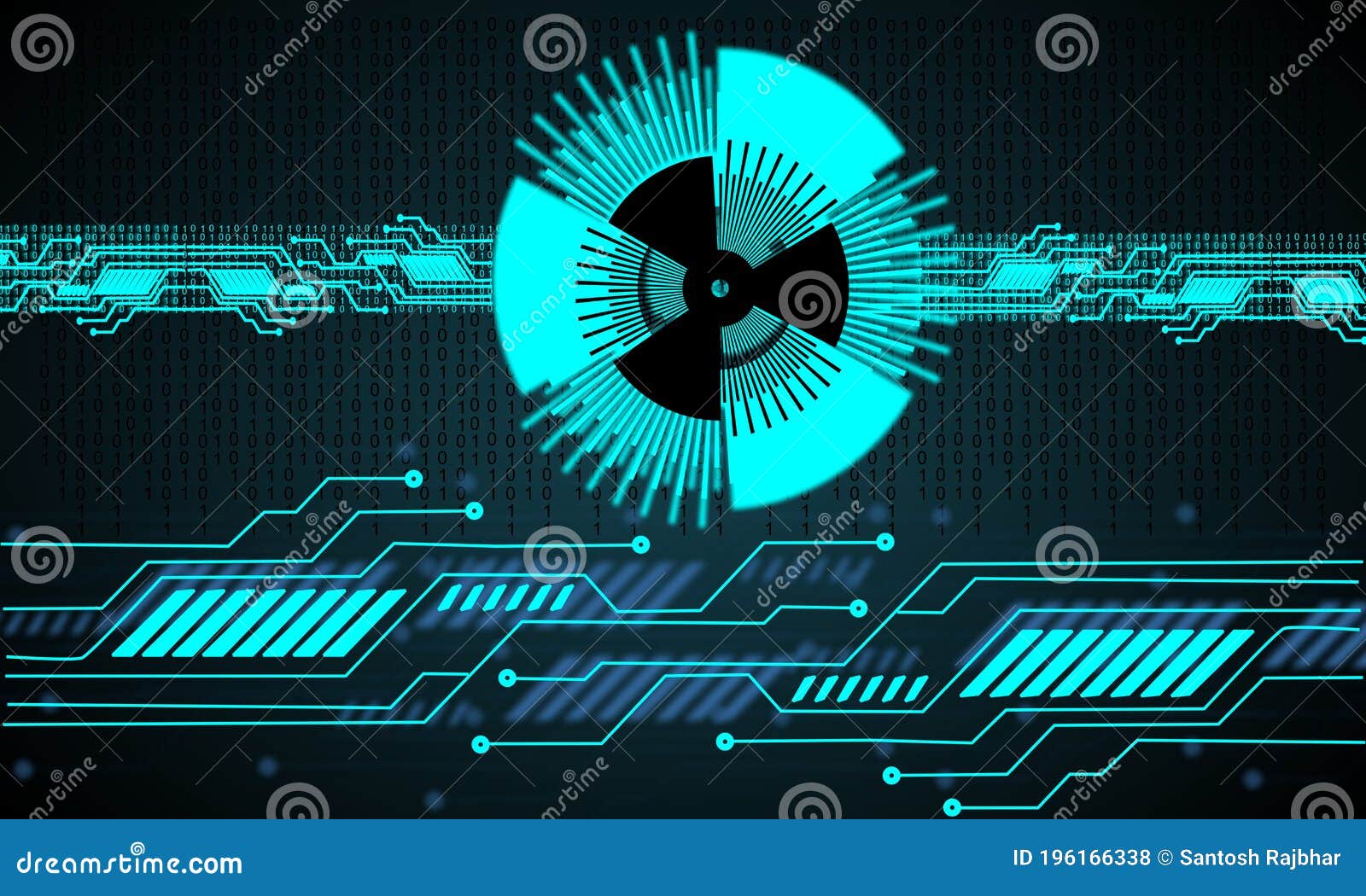 Vector Illustration Hi-tech Blue Abstract Technology Background ... Vector Illustration Hi-tech Blue Abstract Technology Background ...