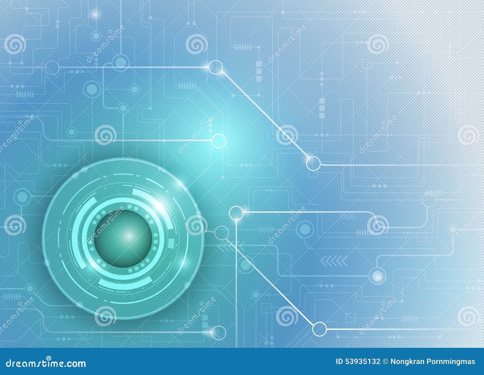 Vector Illustration Hi-tech Blue Abstract Technology Background ... Vector Illustration Hi-tech Blue Abstract Technology Background ...