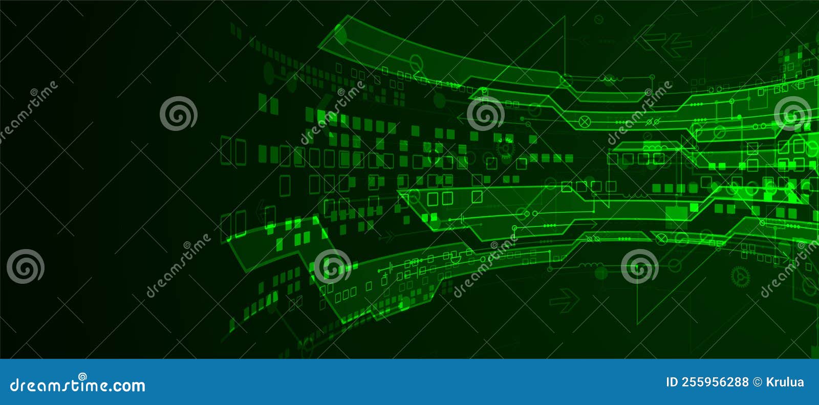 Hi-tech Digital Technology and Engineering Background Stock Vector ...