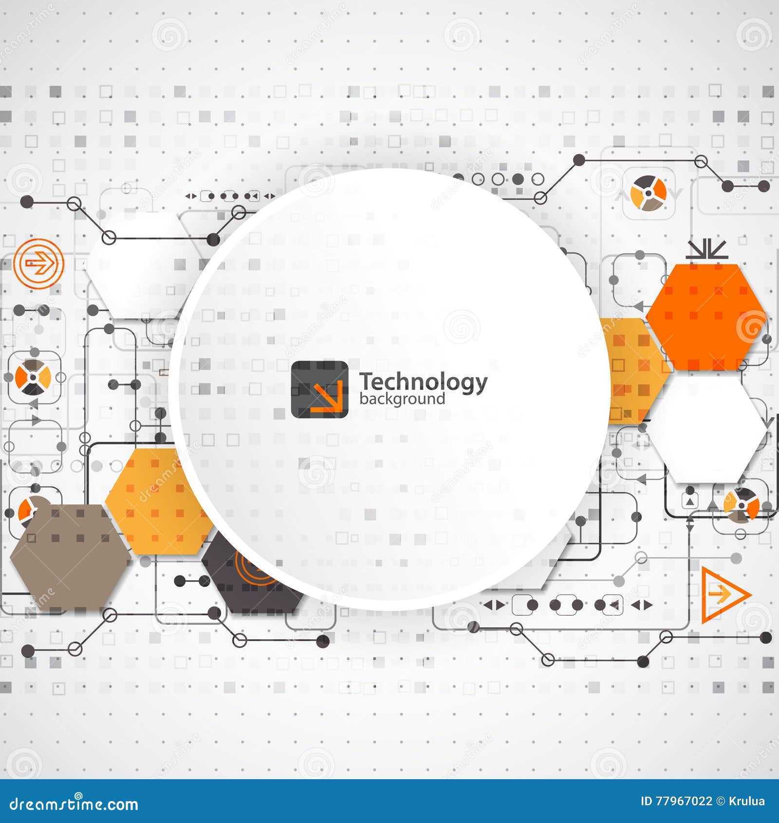 Vector Illustration, Hi-tech Digital Technology and Engineering ...