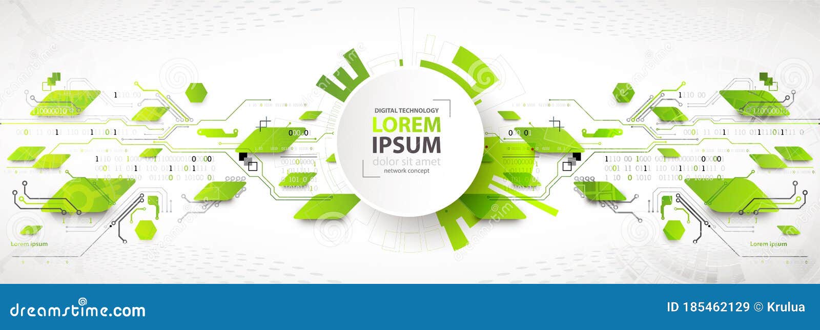 Vector Illustration, Hi-tech Digital Technology and Engineering Theme ...