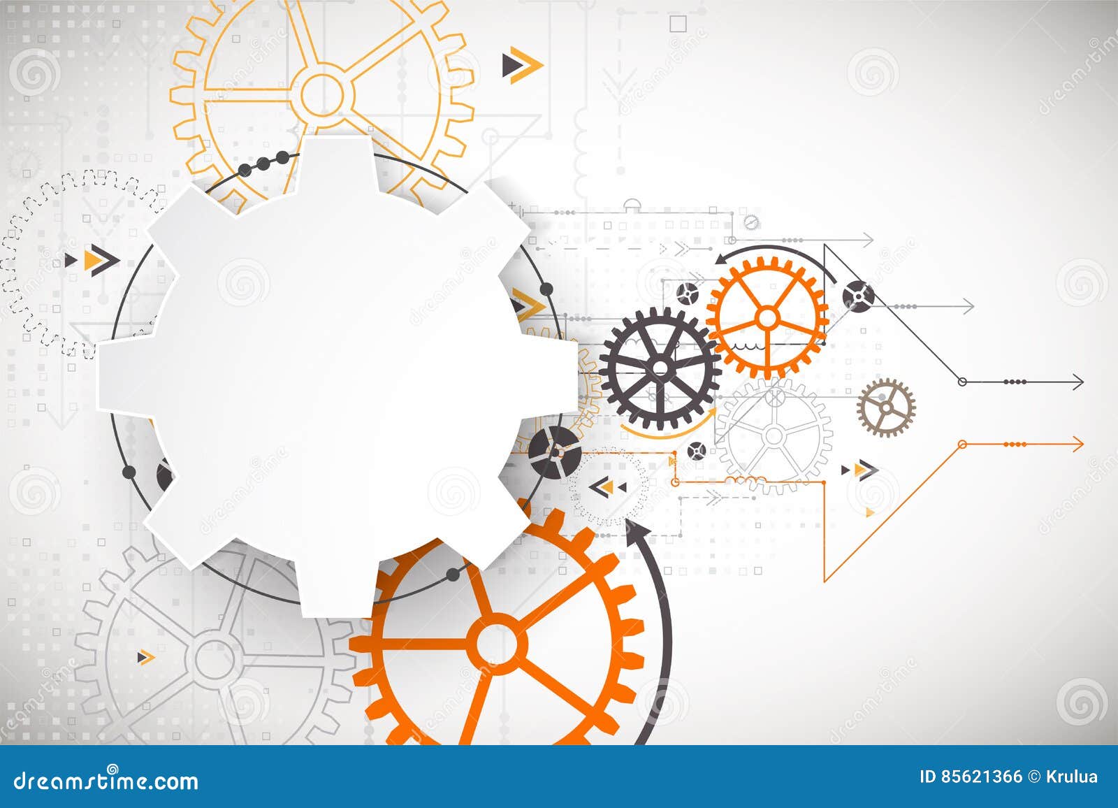 Vector Illustration, Hi-tech Digital Technology and Engineering Stock ...