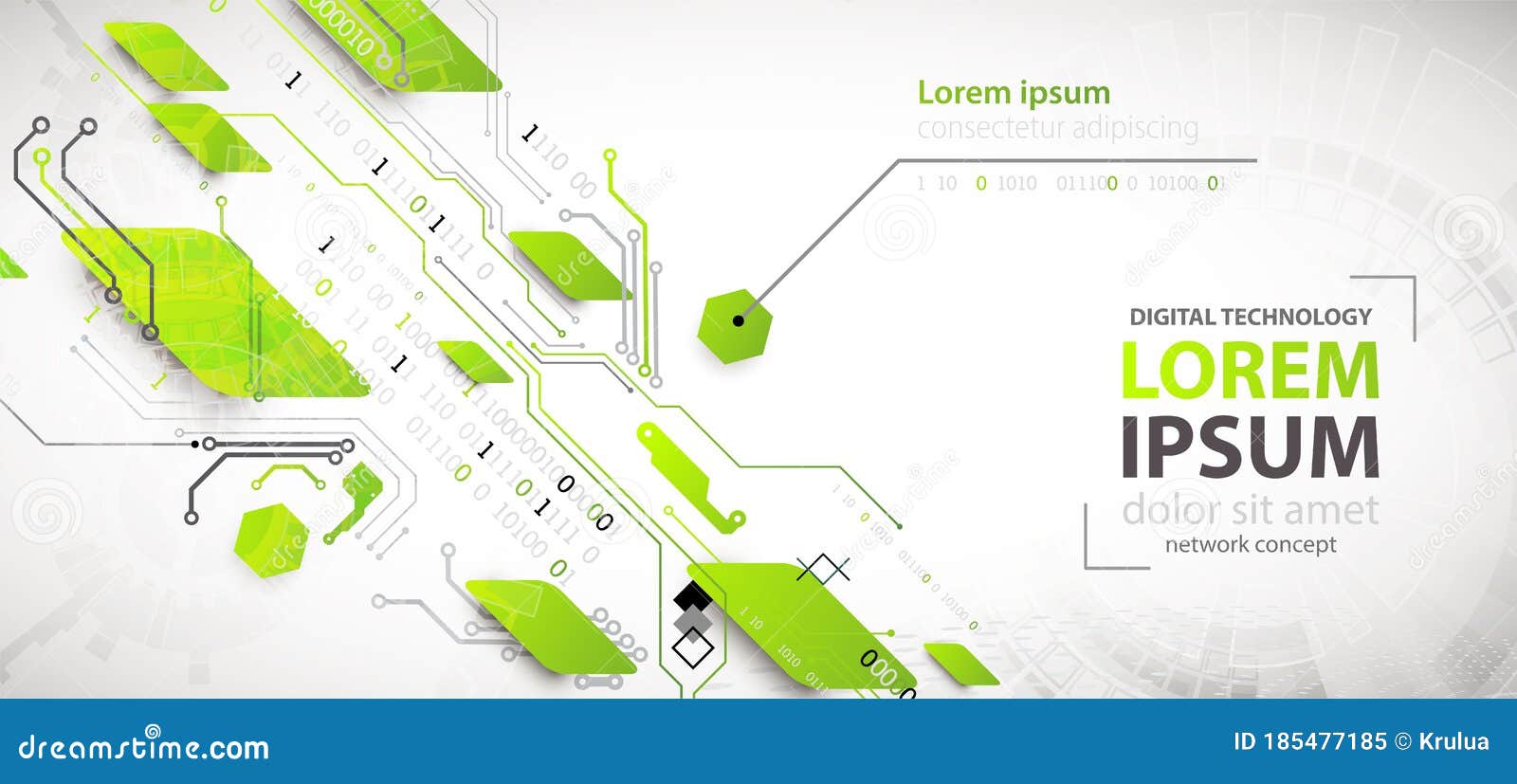 Vector Illustration, Hi-tech Digital Technology and Engineering Theme ...