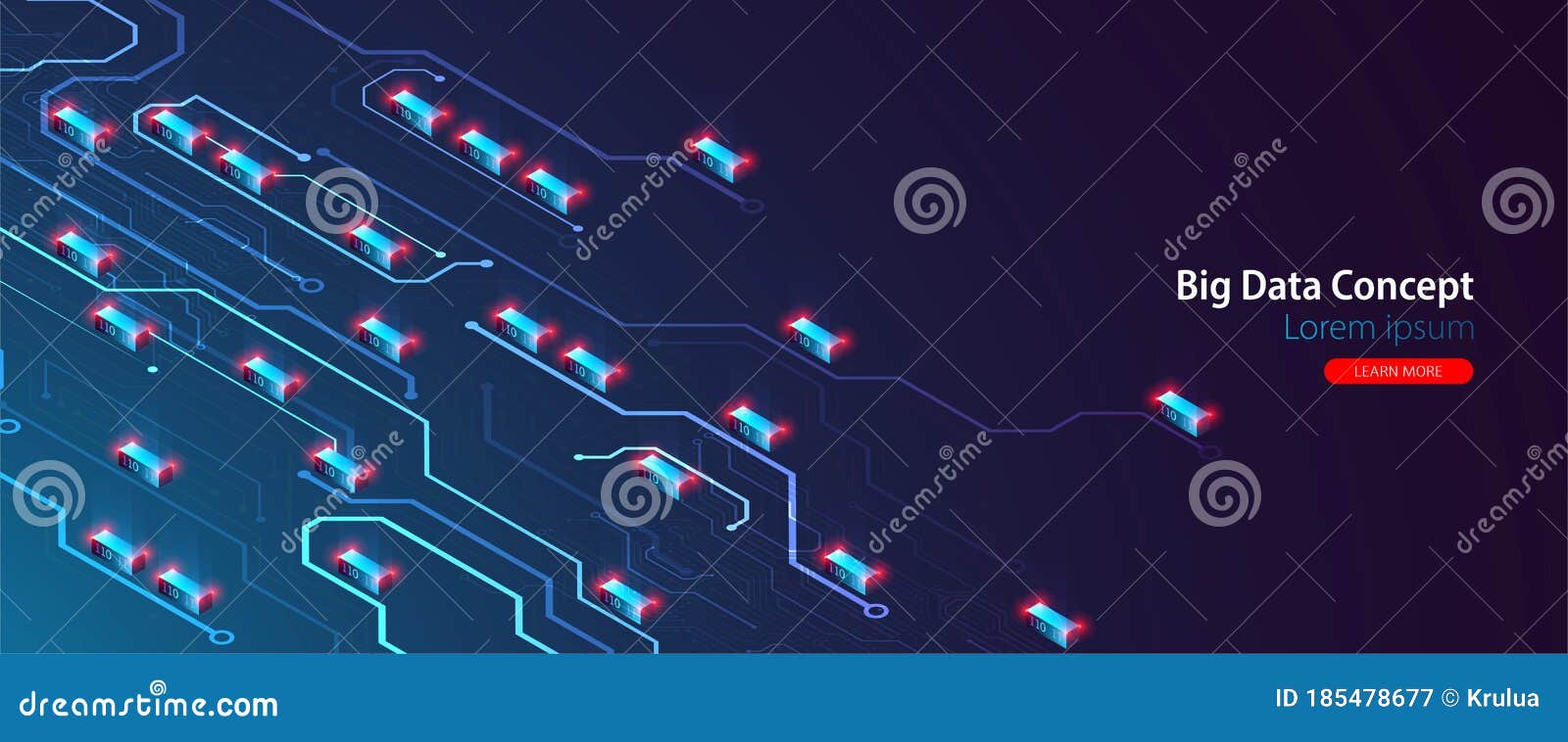 Vector Illustration, Hi-tech Digital Technology and Engineering Theme ...