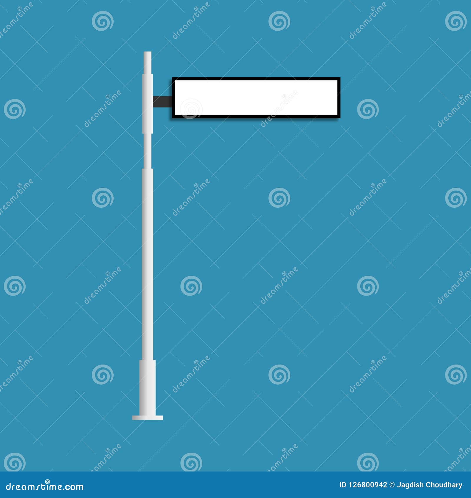 Vector Illustration of Highway Banner for Advertisement. Advertisement ...