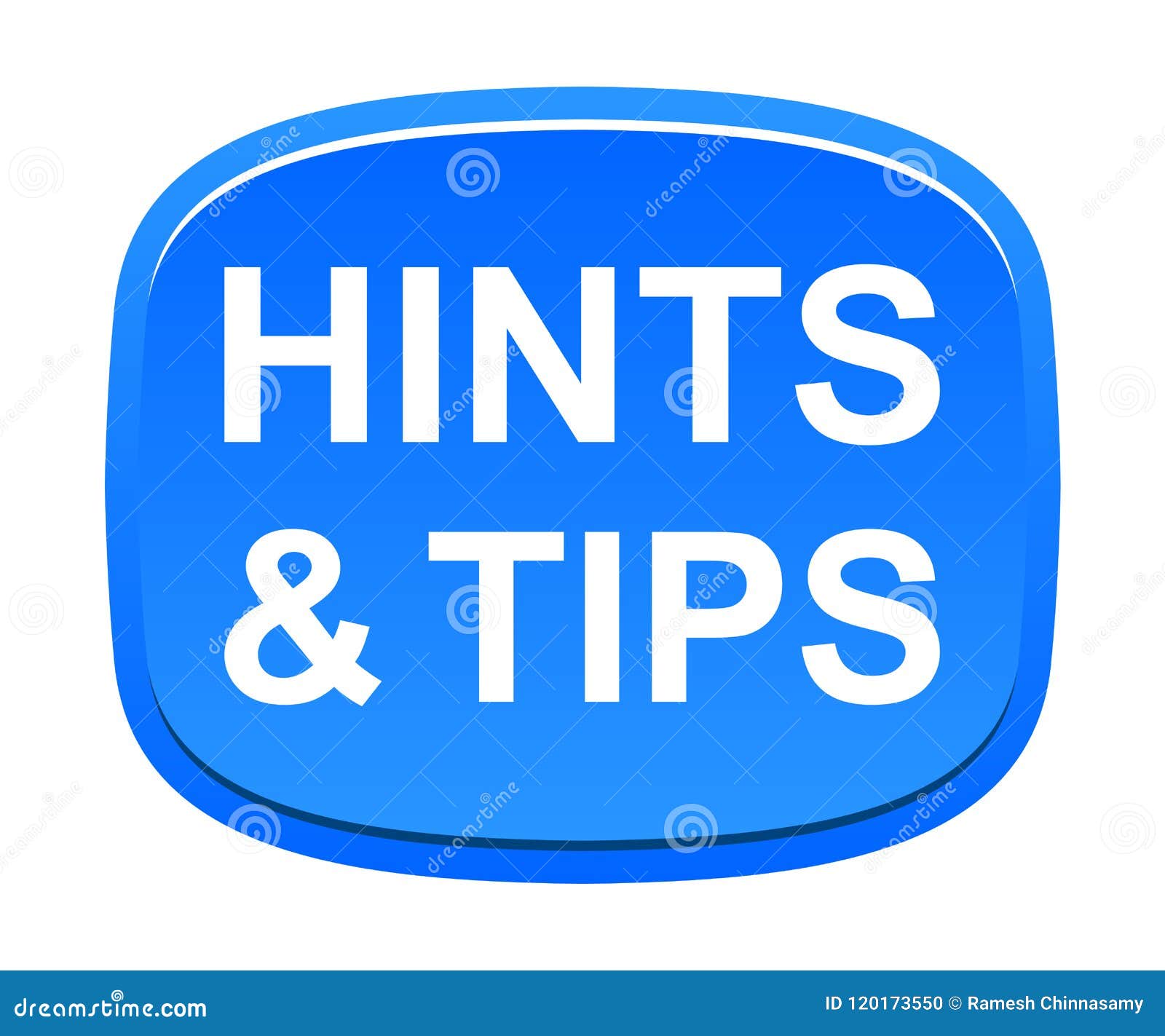 Hints and tips stock vector. Illustration of bulb, hints - 120173550