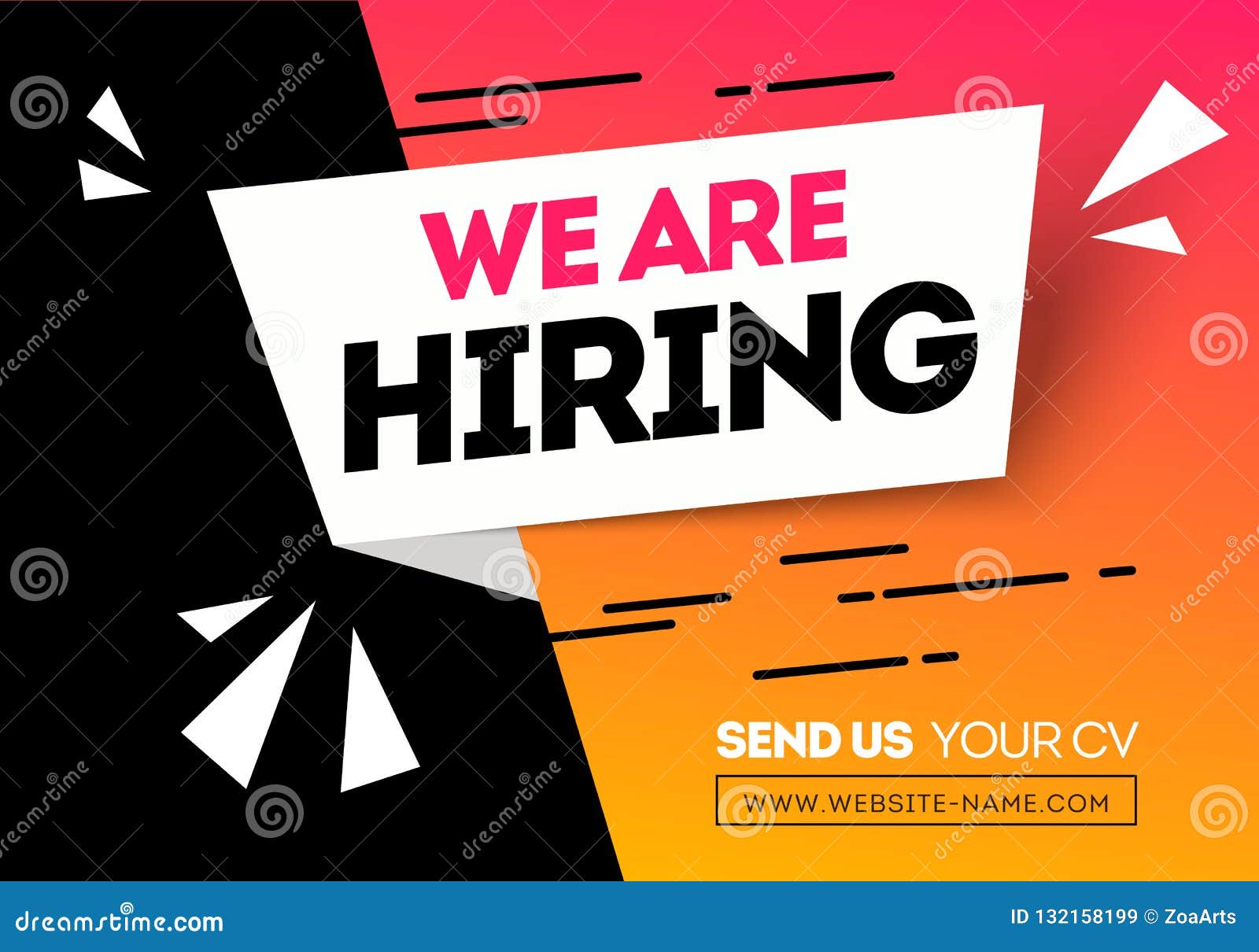 Vector Illustration Hiring Recruitment Design Poster. we are Hiring ... Vector Illustration Hiring Recruitment Design Poster. we are Hiring ...