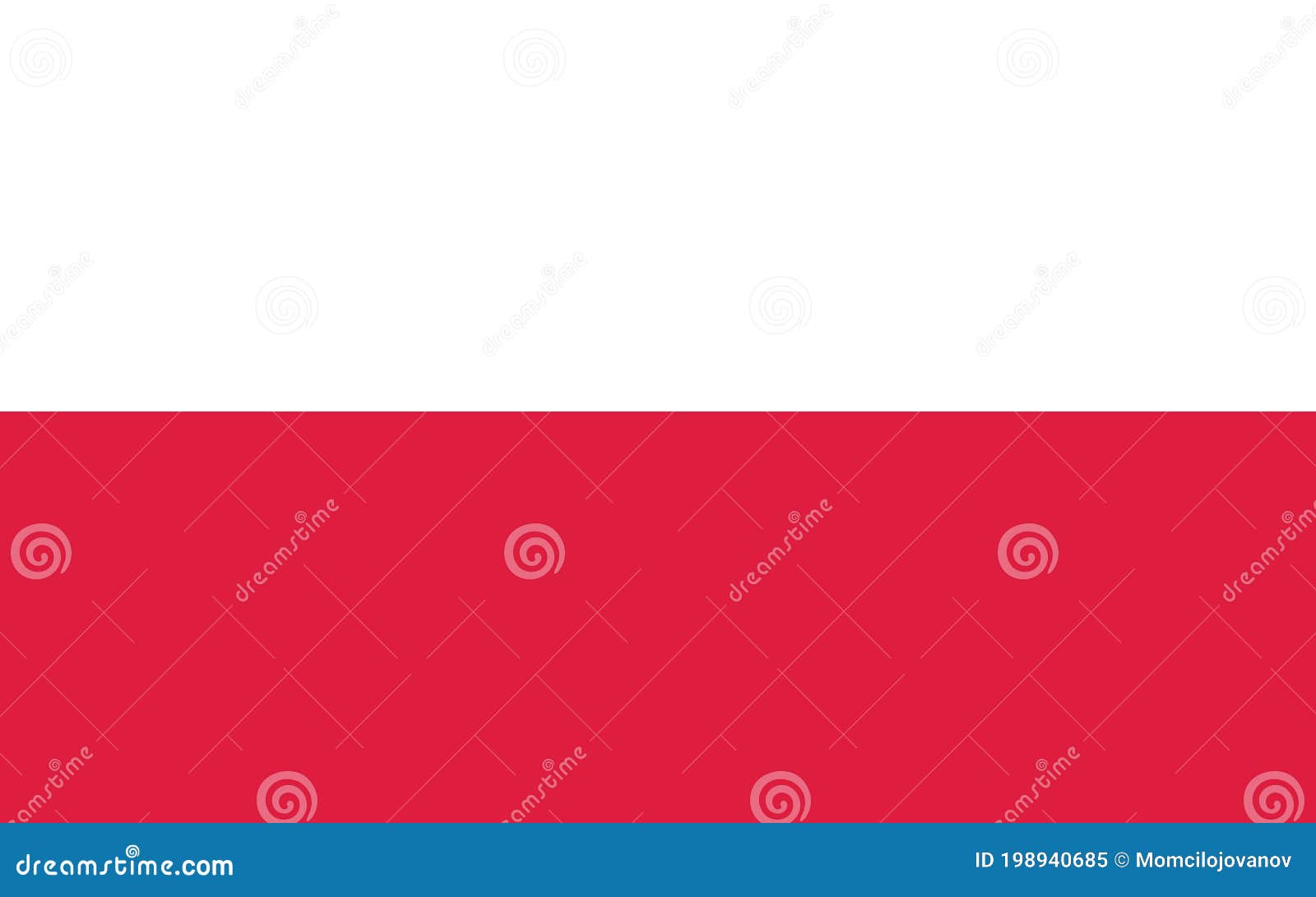 Current Flag of Poland stock vector. Illustration of duchy - 198940685