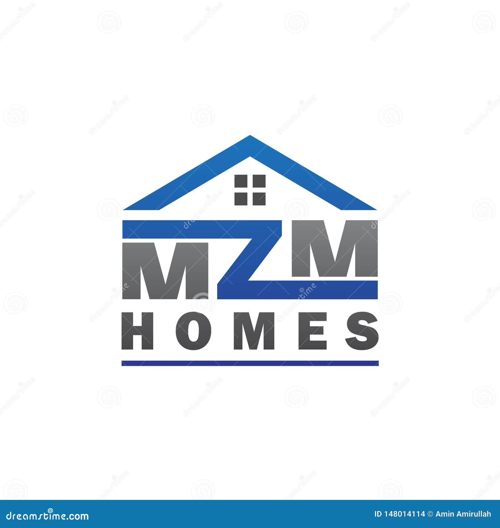 Vector Illustration Home and Text Icon Logo Design Stock Vector ...