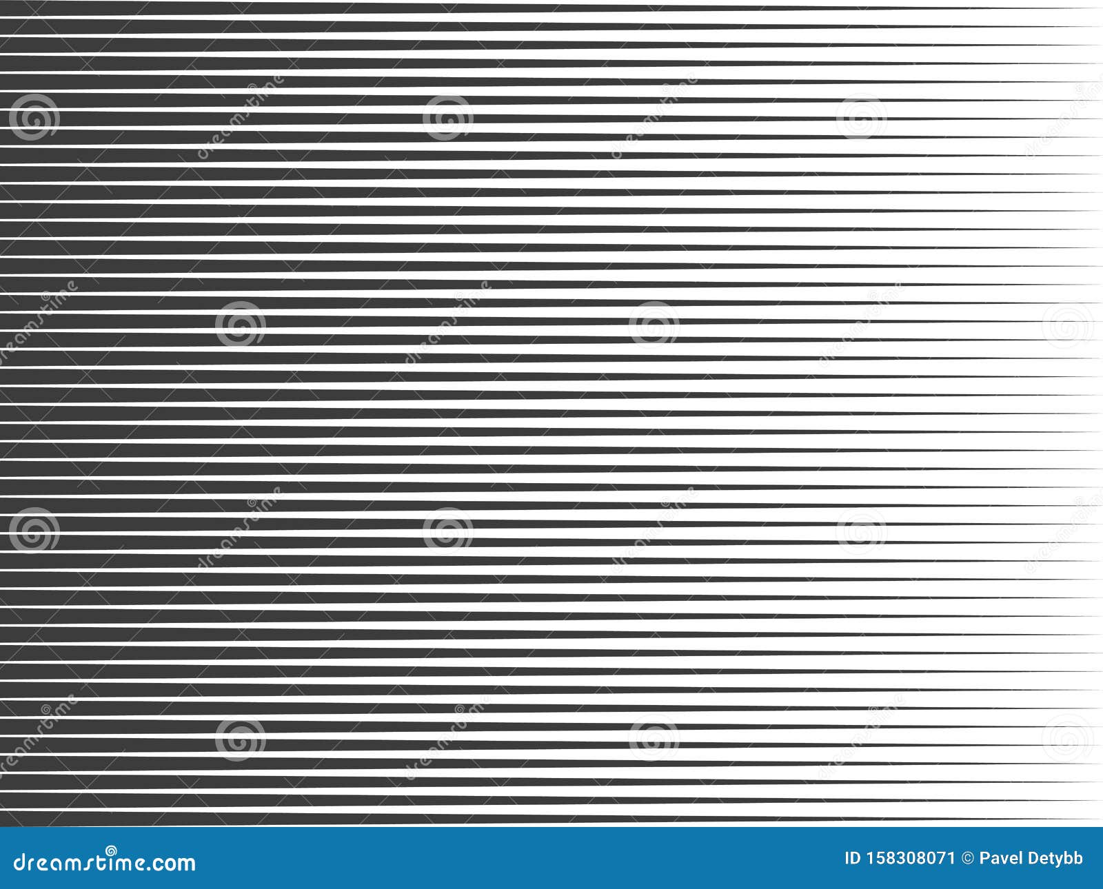 Horizontal Lines, Linear Halftone. Pattern with Horizontal Stripes ...