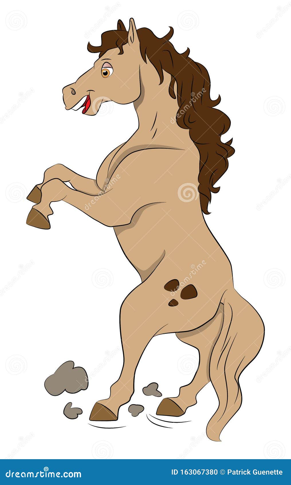 Vector of horse stock vector. Illustration of strength - 163067380