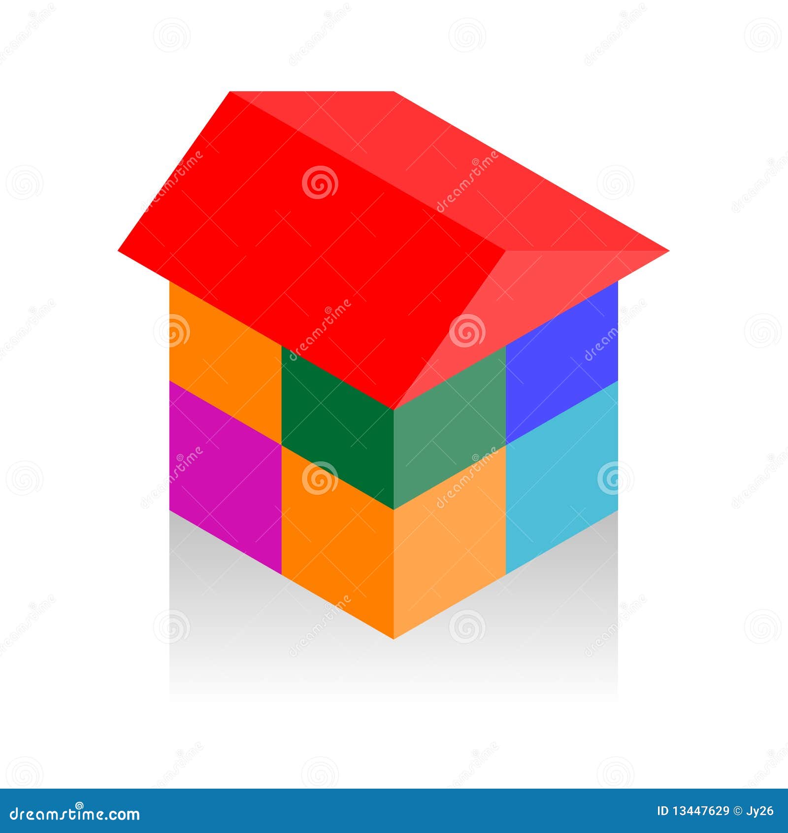 Vector Illustration of House Stock Vector - Illustration of icon, house ...