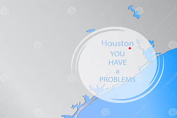 Houston on the map stock vector. Illustration of east - 114166906
