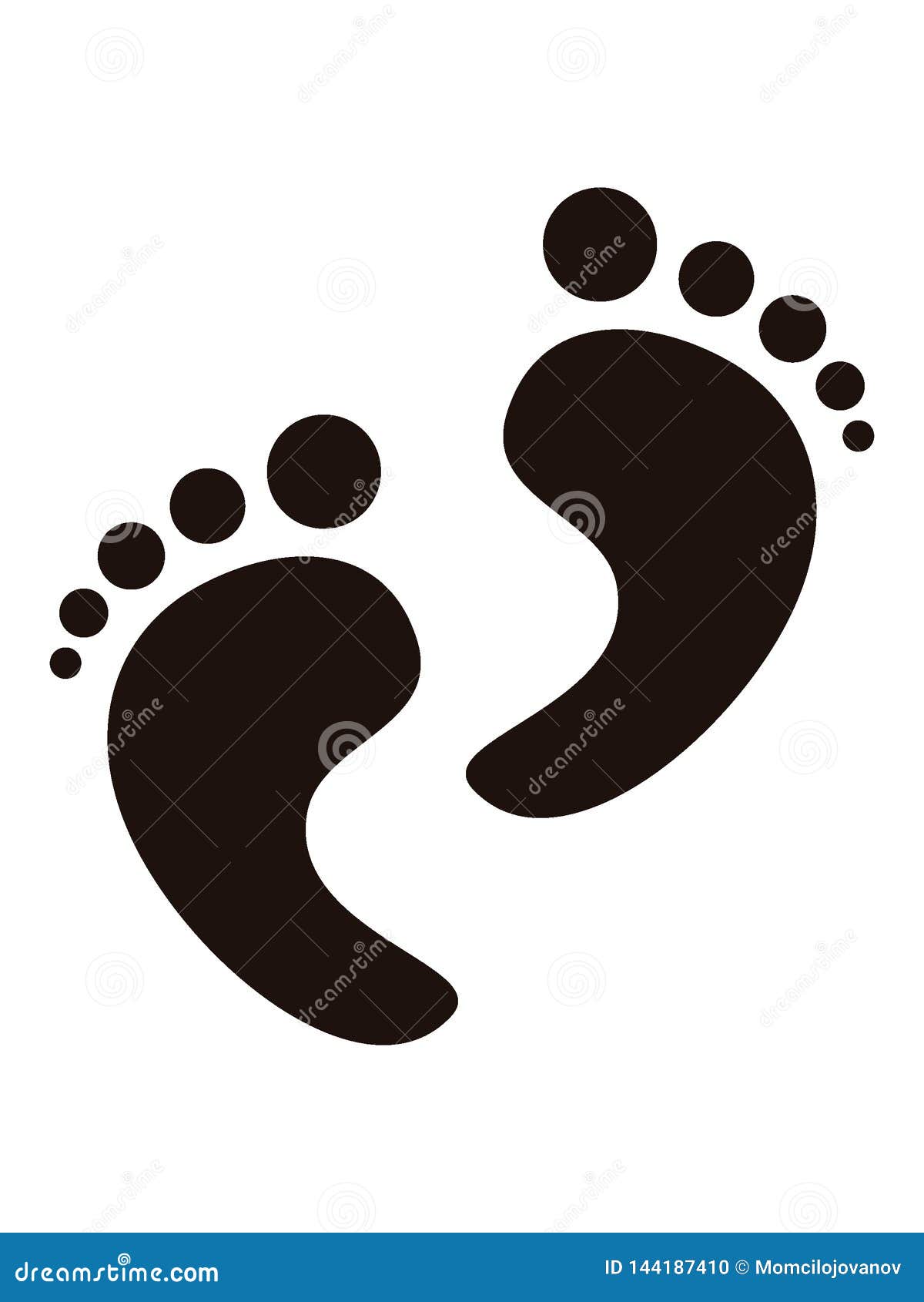 Bare Footprint Footstep. Human Step Footprints Paths. Black Footprints ...