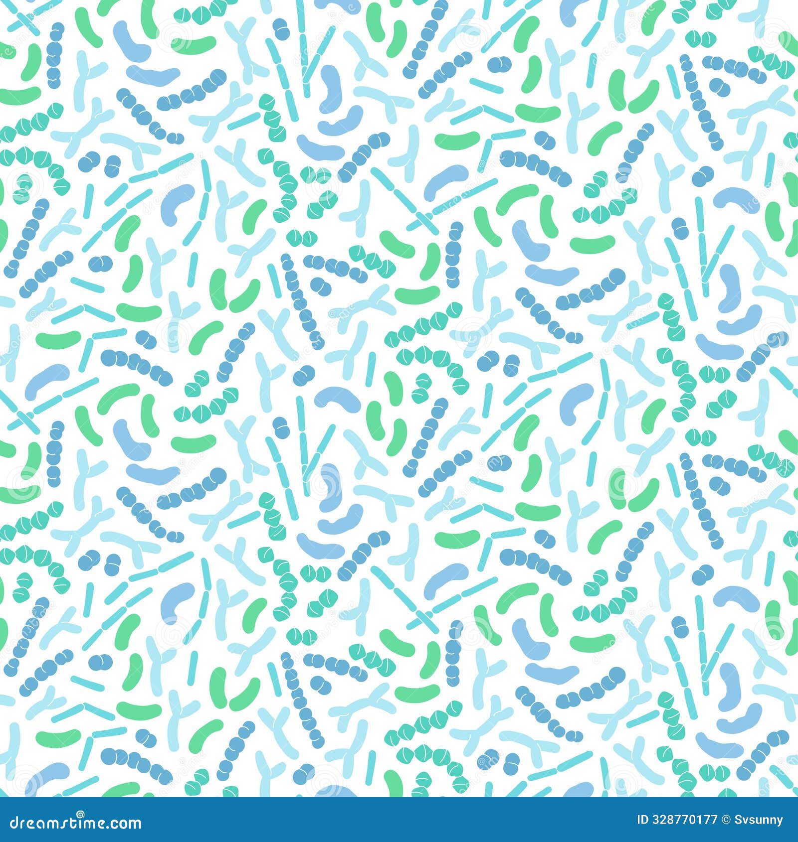 Vector Illustration of the Human Microbiome, Probiotic Beneficial ...