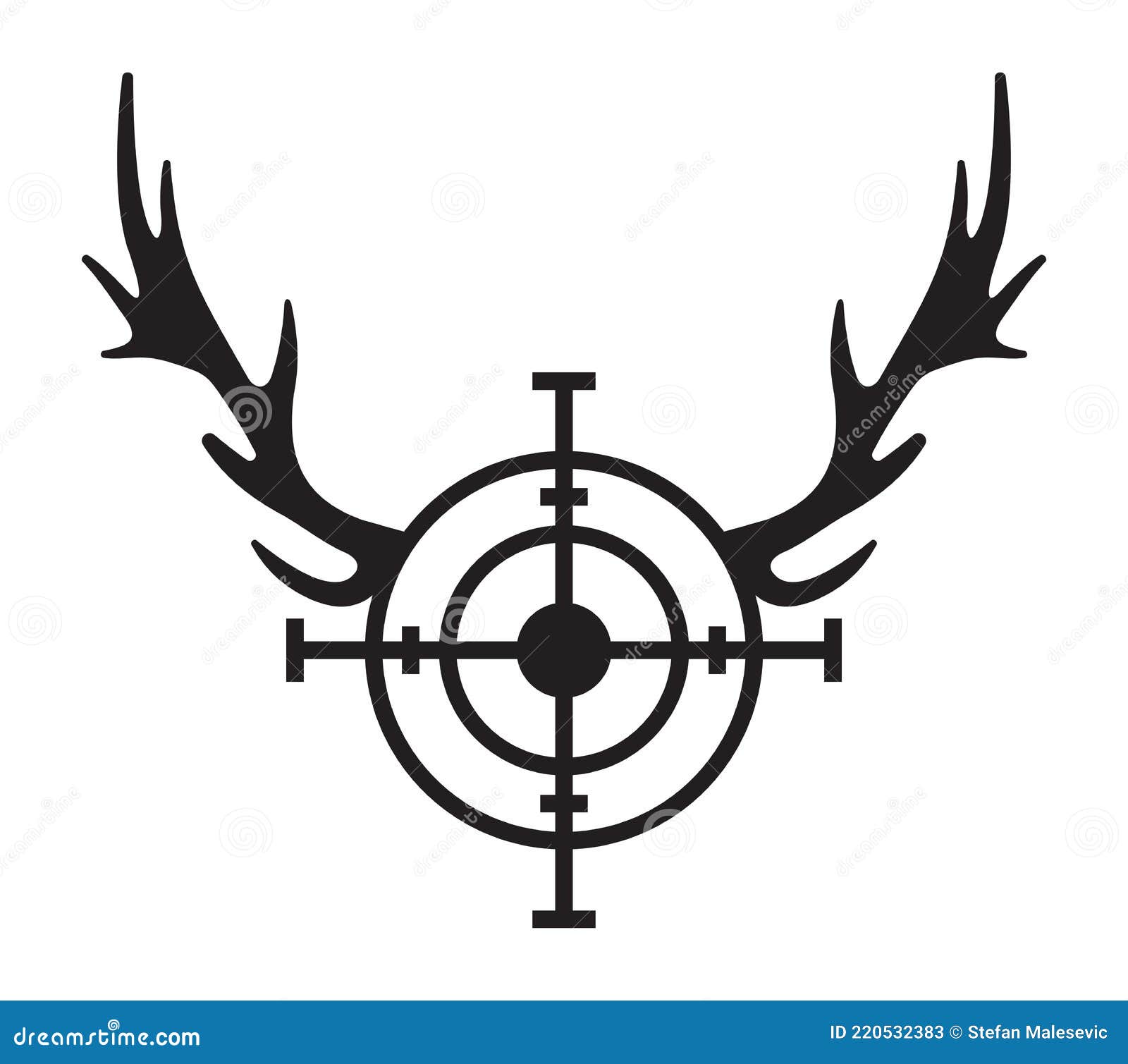 Hunting sniper stock vector. Illustration of shot, circle - 220532383
