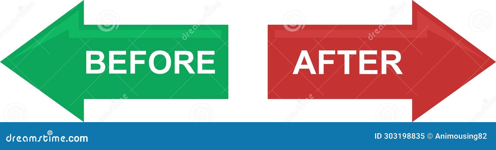 Vector Illustration Icon Buttons Arrow before and after Stock Vector ...