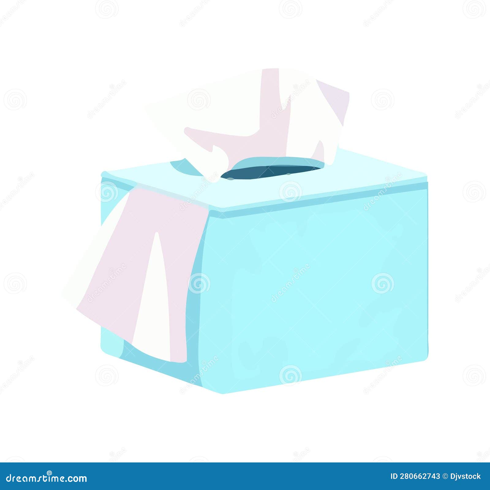 Vector Illustration Icon Design Tissue Box Stock Vector - Illustration ...