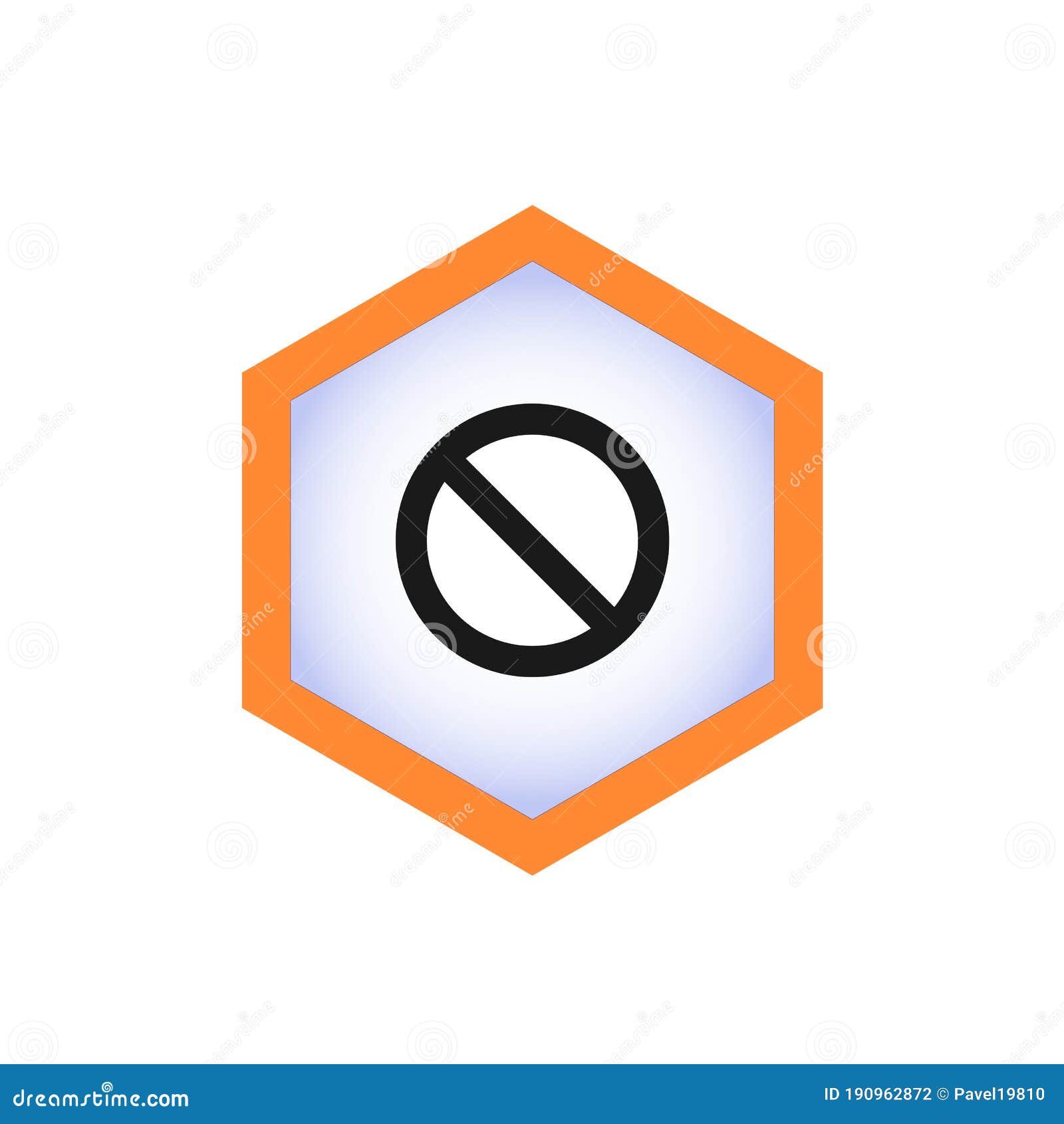 Vector Illustration of an Icon, Logo, or Stop Sign. Stock Vector ...