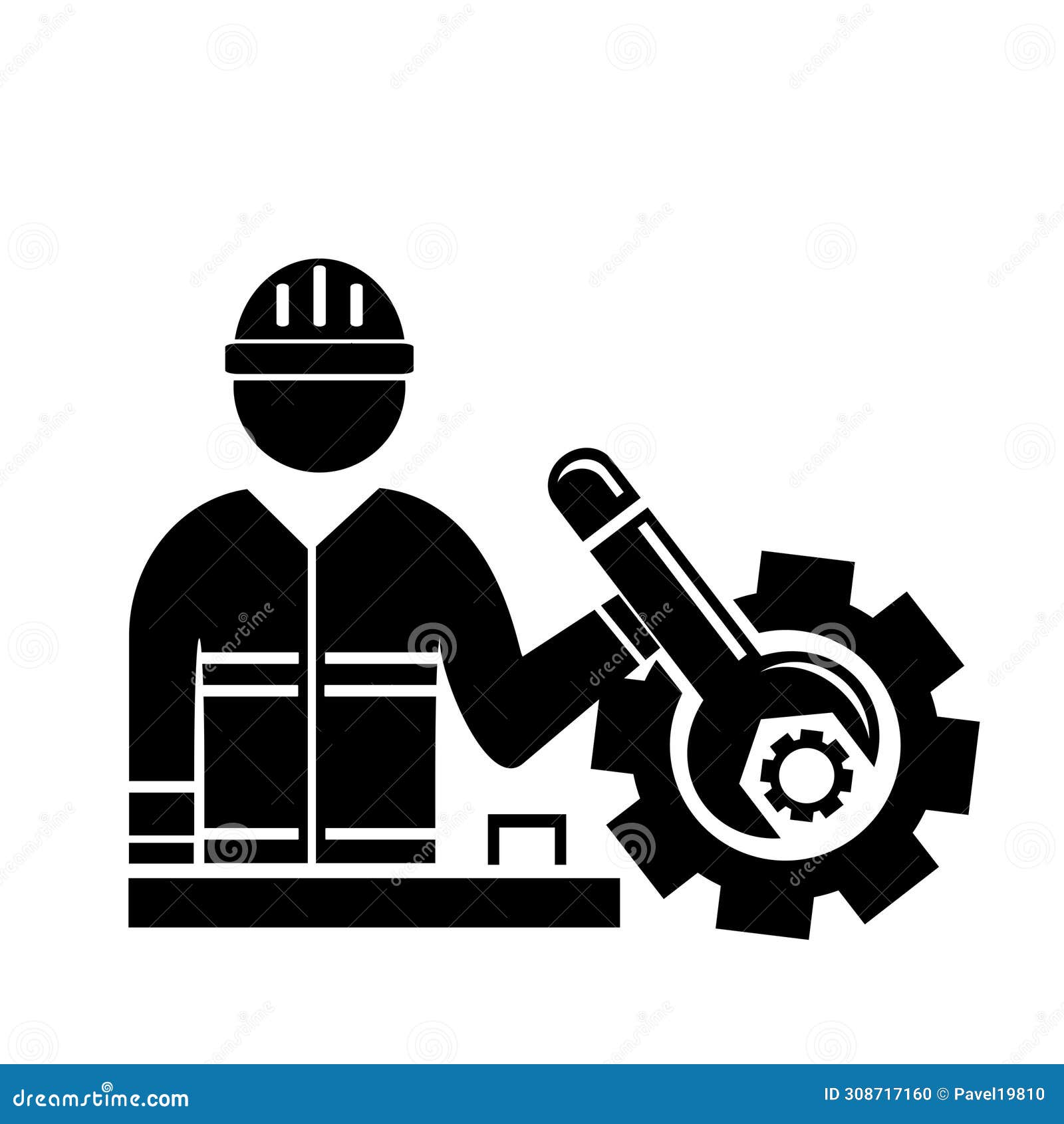 A Vector Illustration Icon for Repair, Installation and Maintenance ...