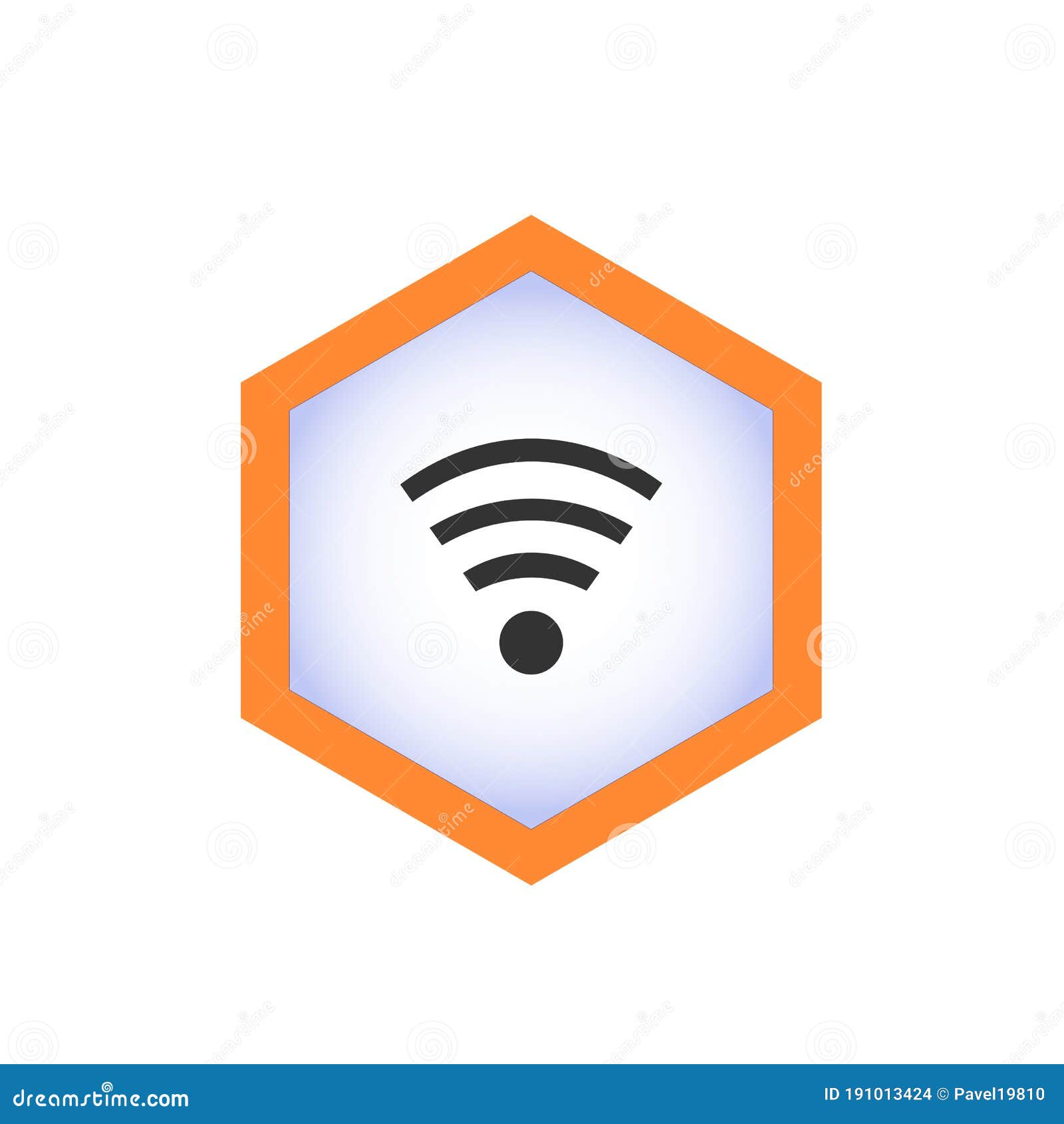 Vector Illustration of an Icon, Wi-fi Logo . Stock Vector ...