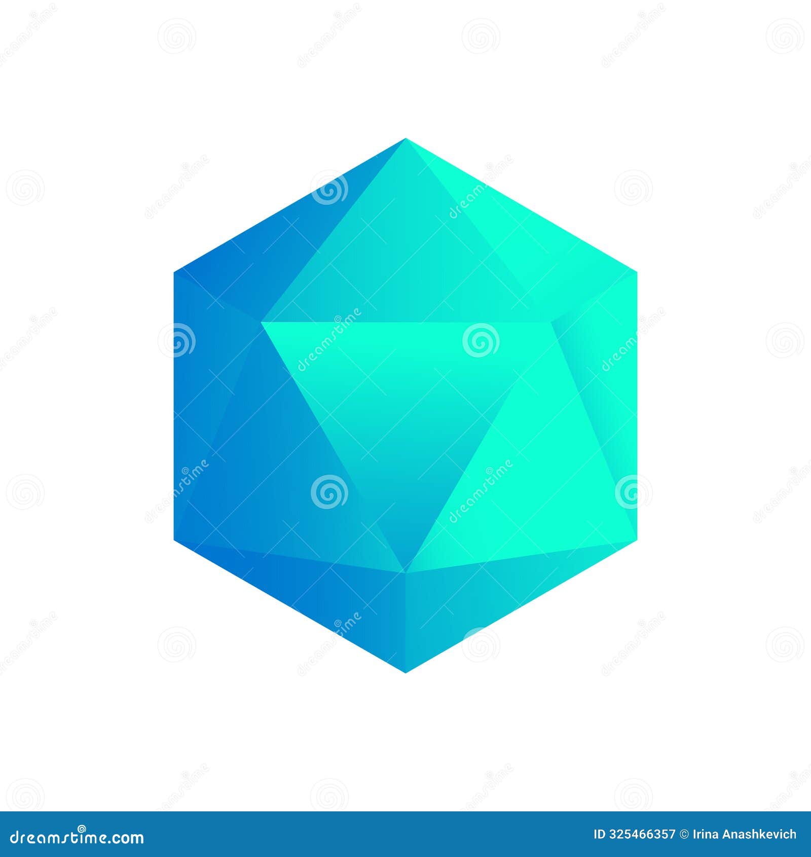 3d Illustration Of Platonic Solids Royalty-Free Cartoon | CartoonDealer ...