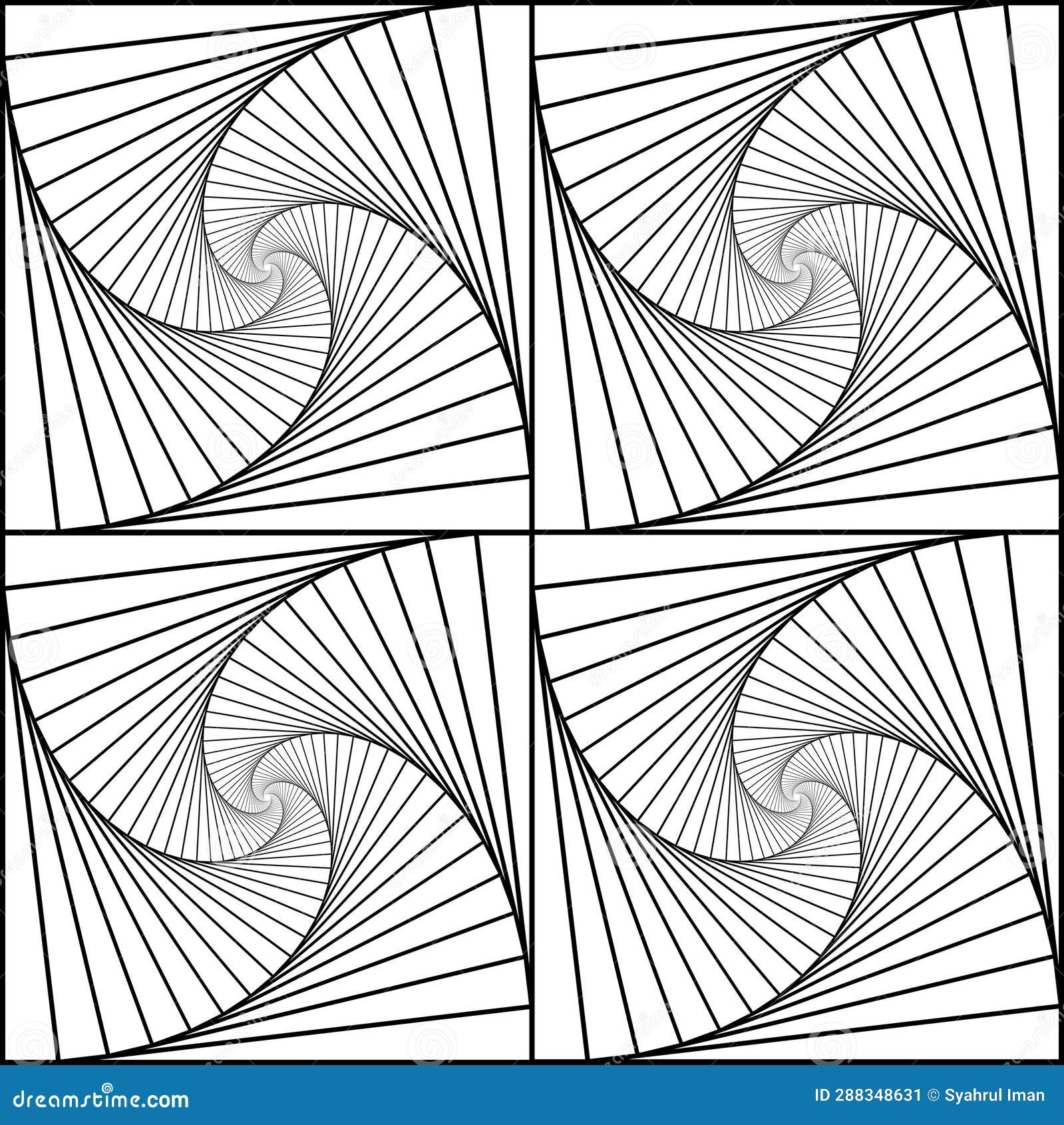 Illusion Pattern Vector Illustration Abstract Background Stock ...