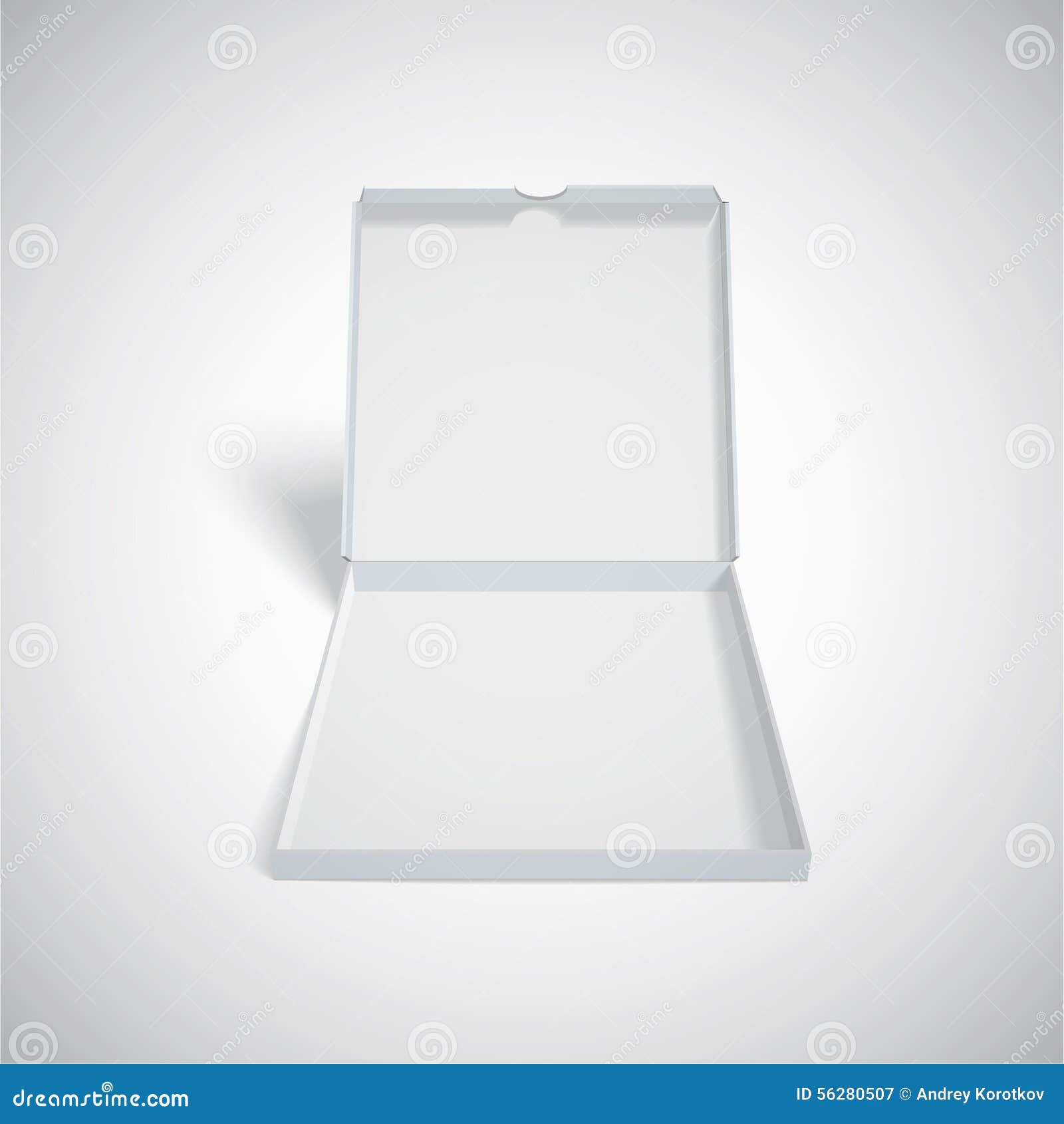 Vector Illustration of Illustration of Colorfull Open Pizza Box Stock ...