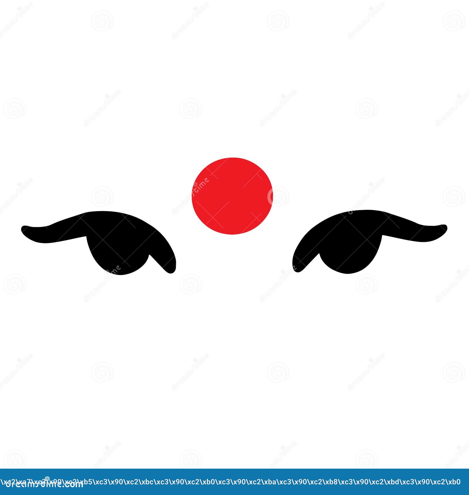 Vector Illustration of Indian Woman`s Eyes, with Bindi on Her Forehead ...