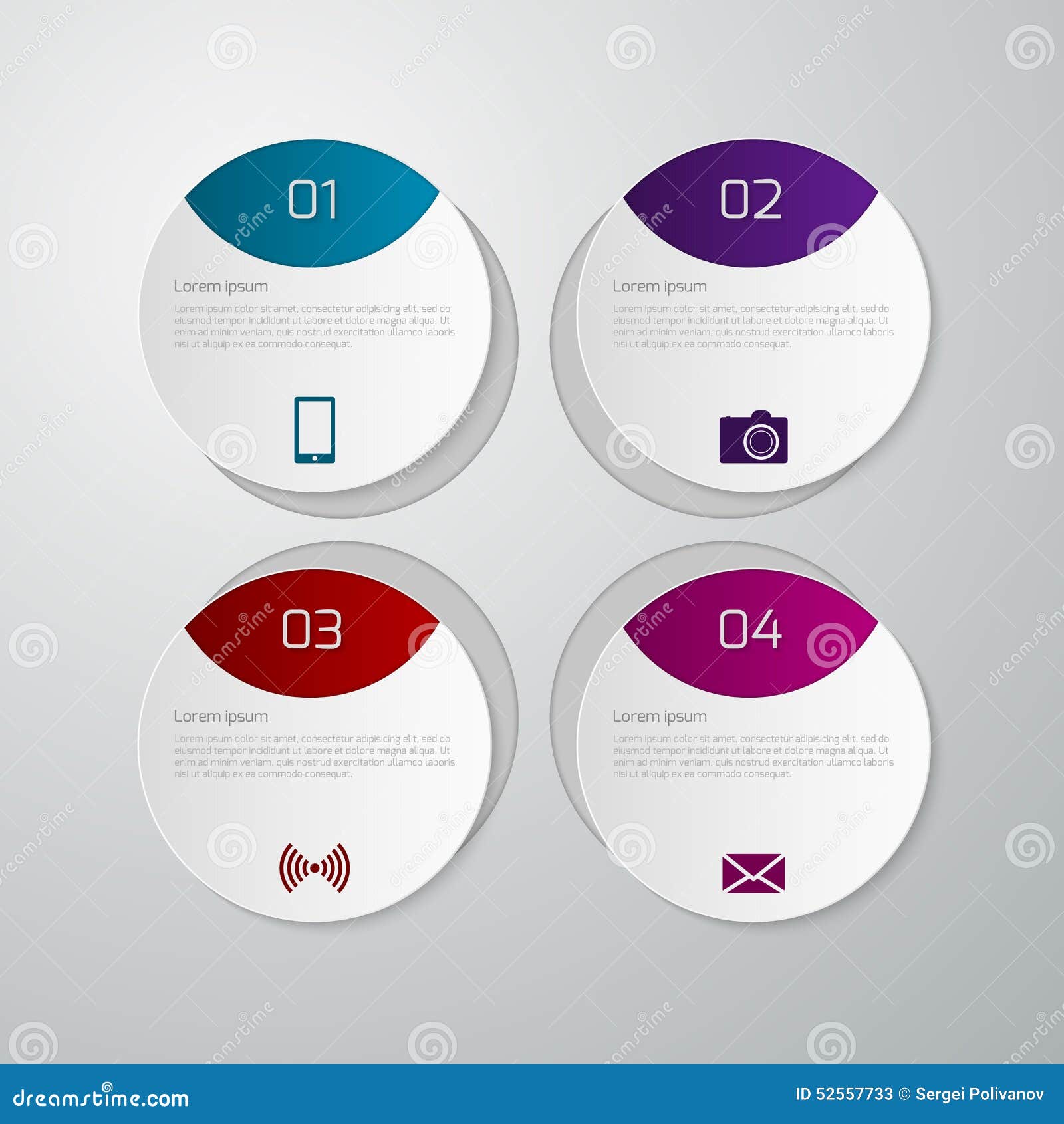 Vector Illustration Infographics Paper Circles Stock Vector ... Vector Illustration Infographics Paper Circles Stock Vector ...
