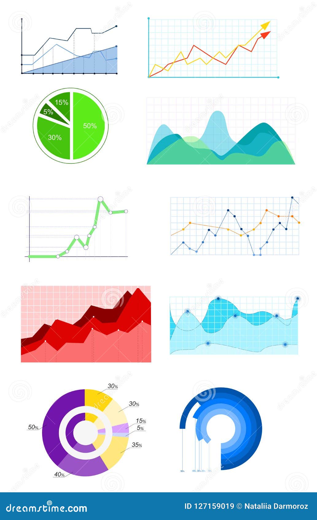 Vector Illustration of Infographics Template. Set of Graphic Design ...
