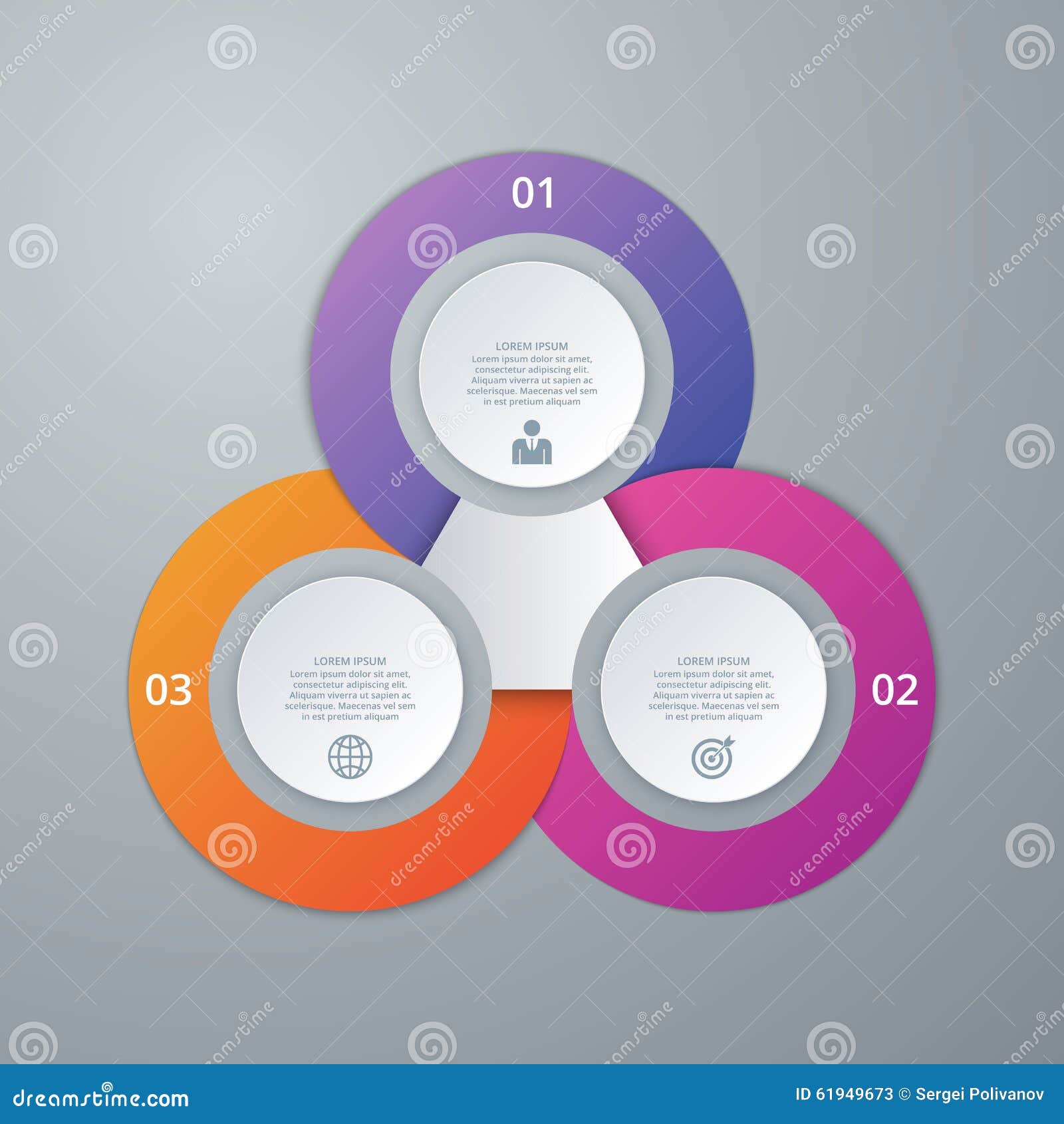 Vector Illustration Infographics Three Options Stock Vector ... Vector Illustration Infographics Three Options Stock Vector ...