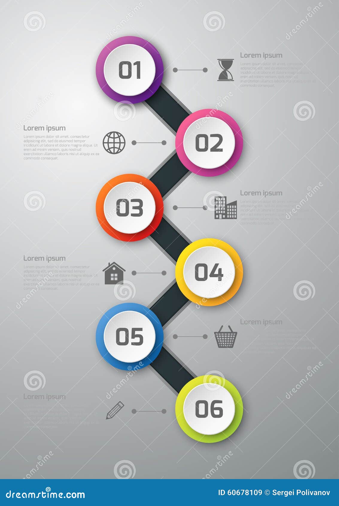 Timeline Paper Concept. Infographic. Vector Illustration ...