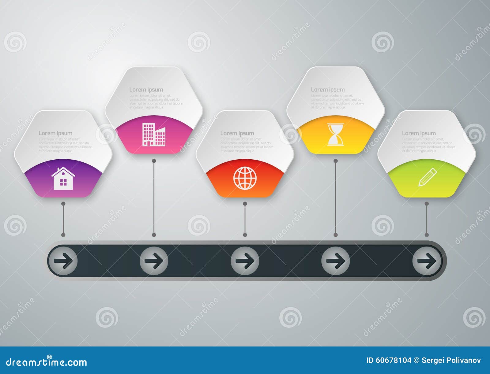 Timeline Paper Concept. Infographic. Vector Illustration ...