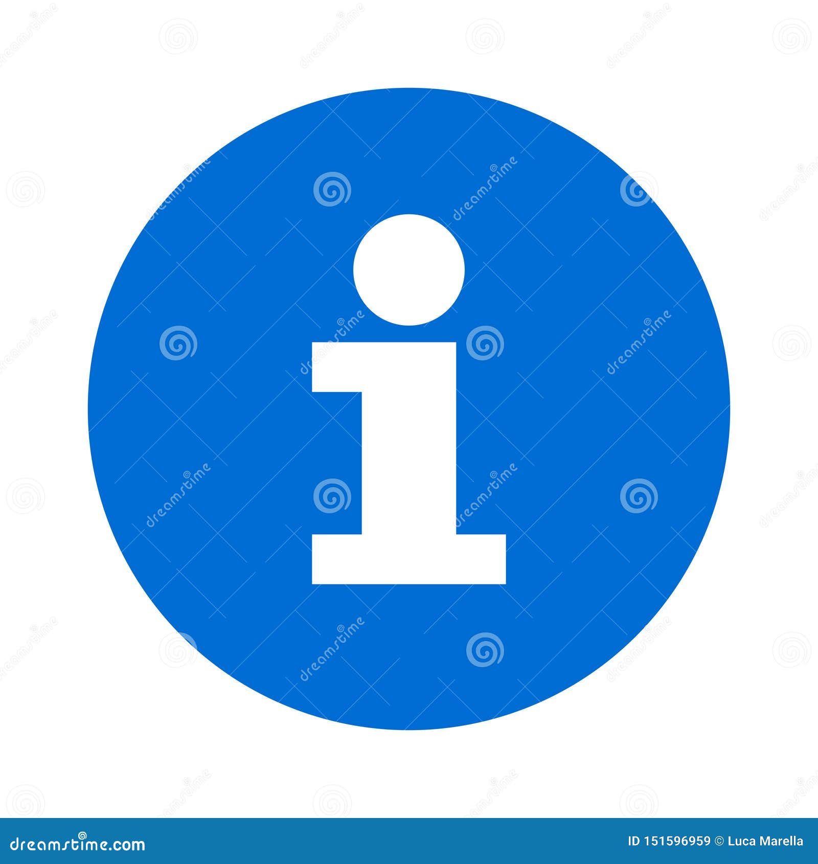 Vector Illustration of the Information Point Sign Stock Vector ...