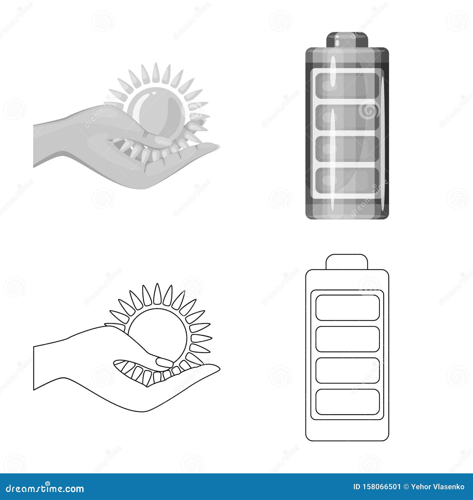 Vector Design of Innovation and Technology Icon. Set of Innovation and ...