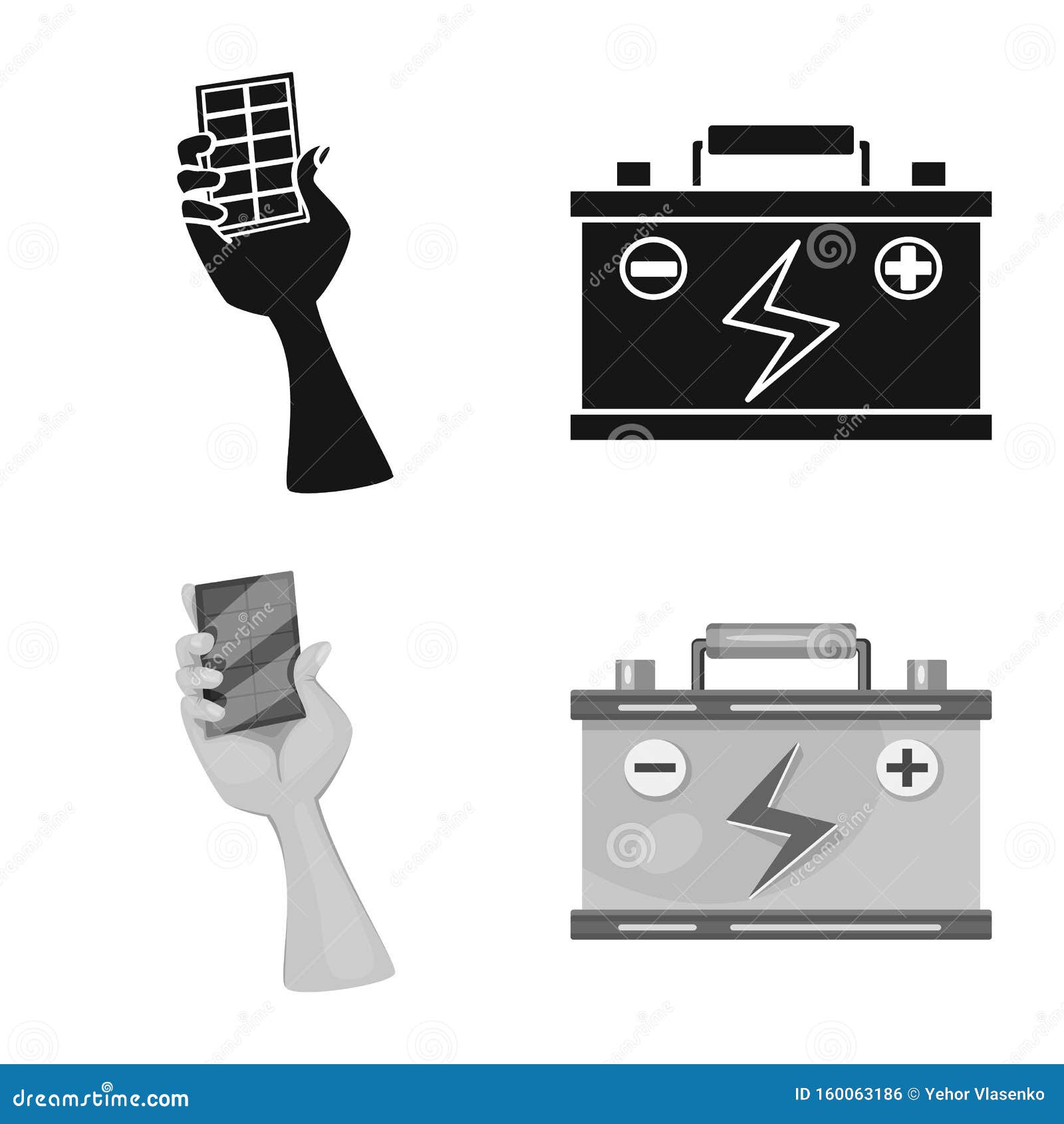 Vector Design of Innovation and Technology Icon. Collection of ...