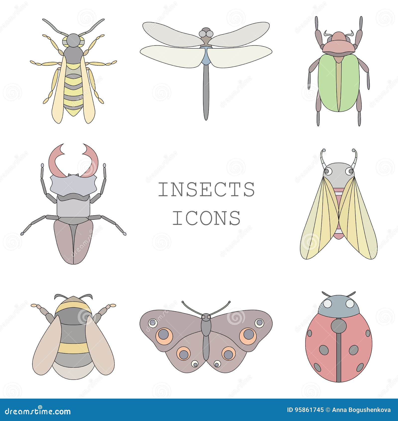 Mayfly / Color Palette Ready For Textile. Hue, Tints, Tones And Shades ...