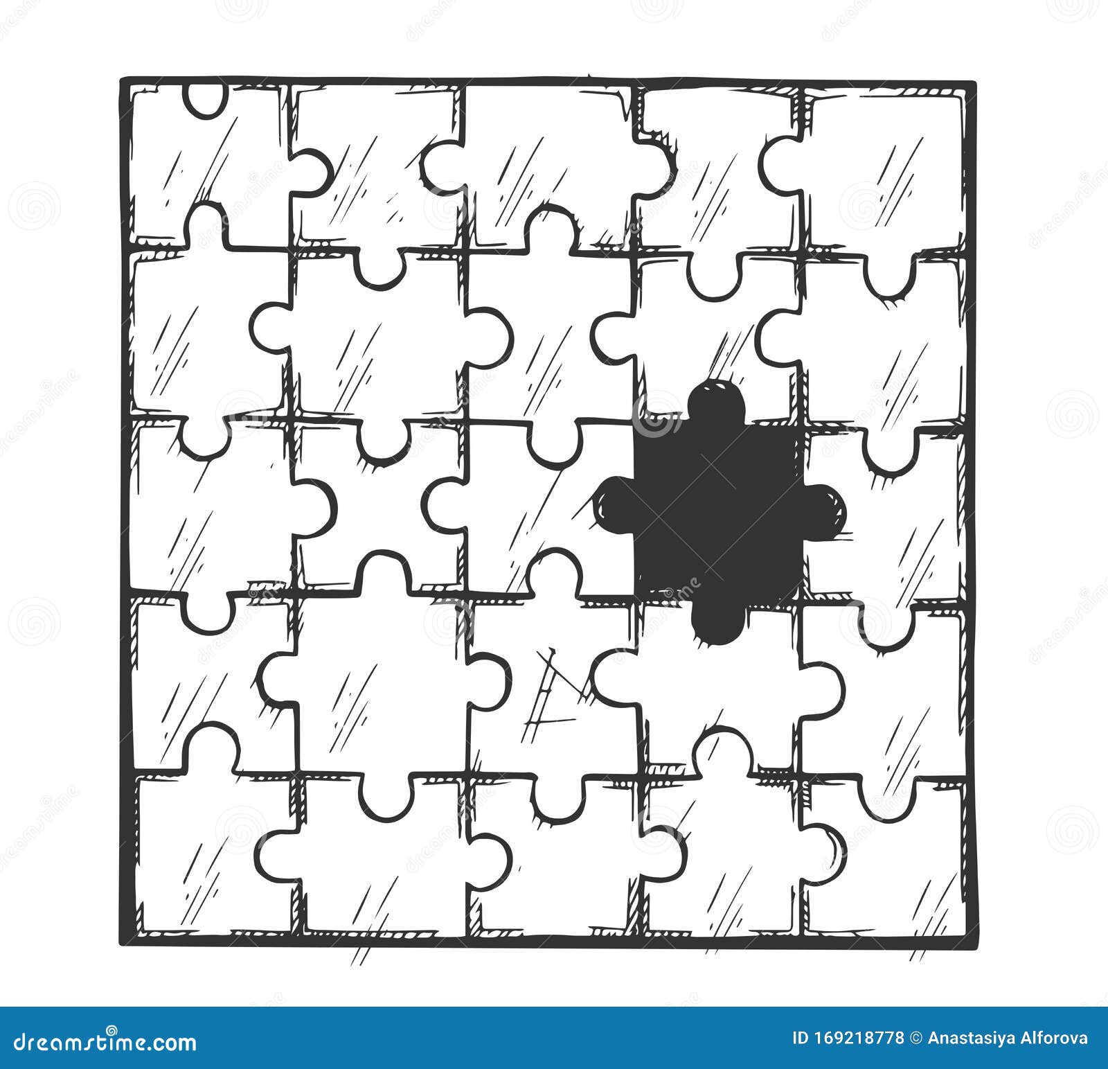 Interactive Jigsaw Puzzle Board Game Stock Vector - Illustration of ...