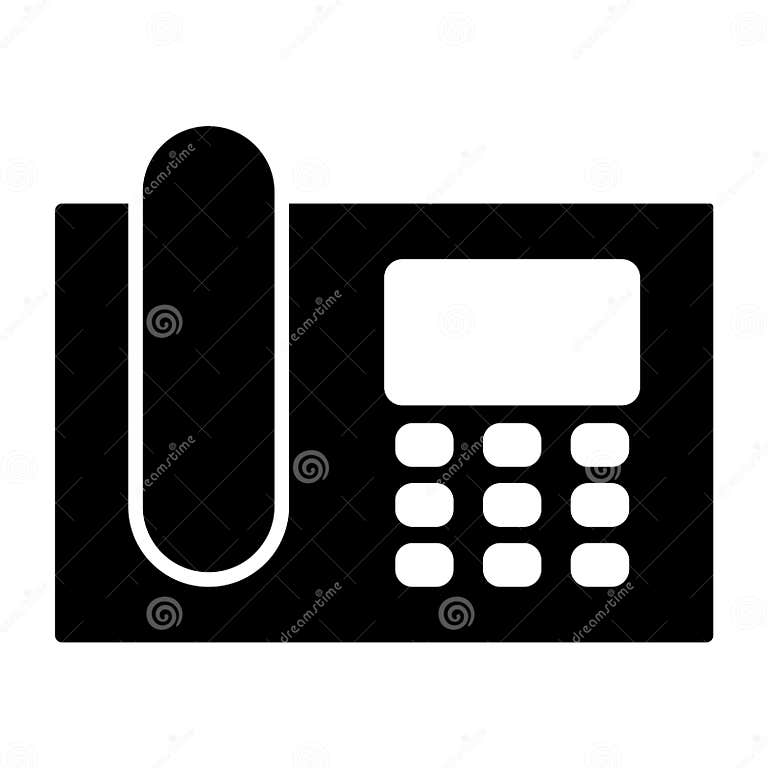 Intercom Telephone Icon stock vector. Illustration of office - 102446773