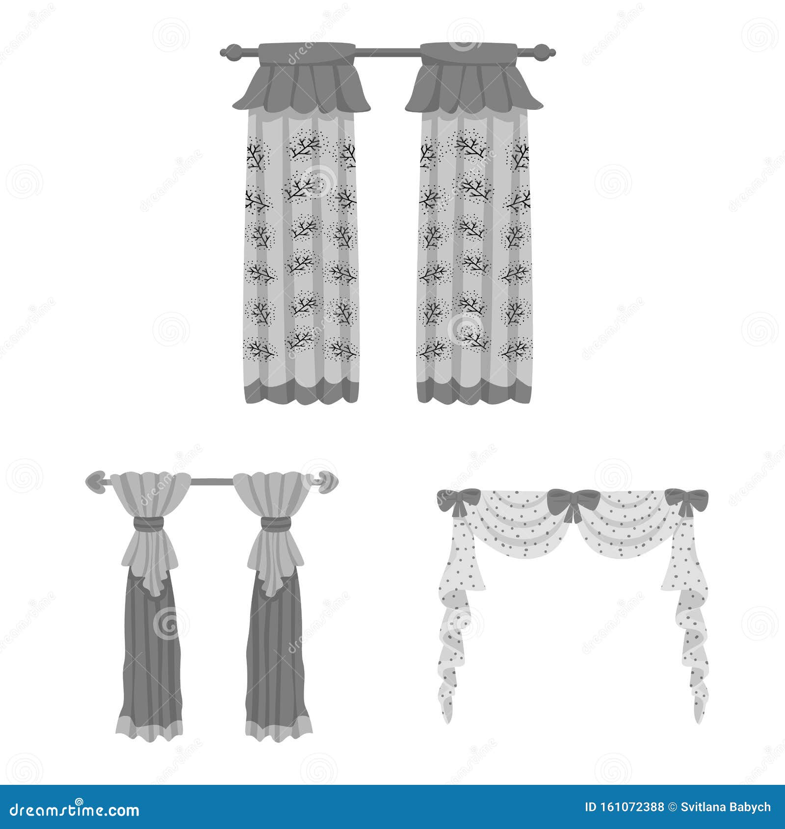 Vector Design of Interior and Cornice Sign. Collection of Interior and ...