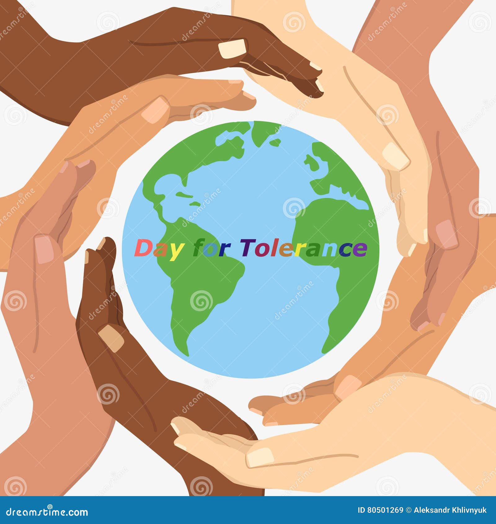 Vector Illustration of International Day for Tolerance. Stock ...