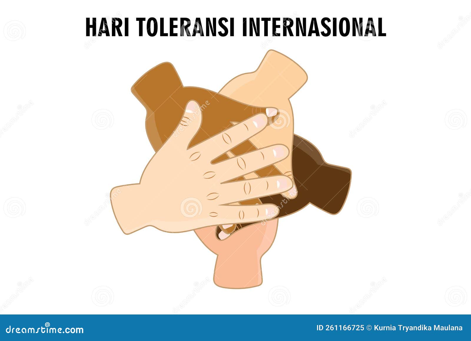 Vector Illustration International Day for Tolerance and Team Teamwork ...