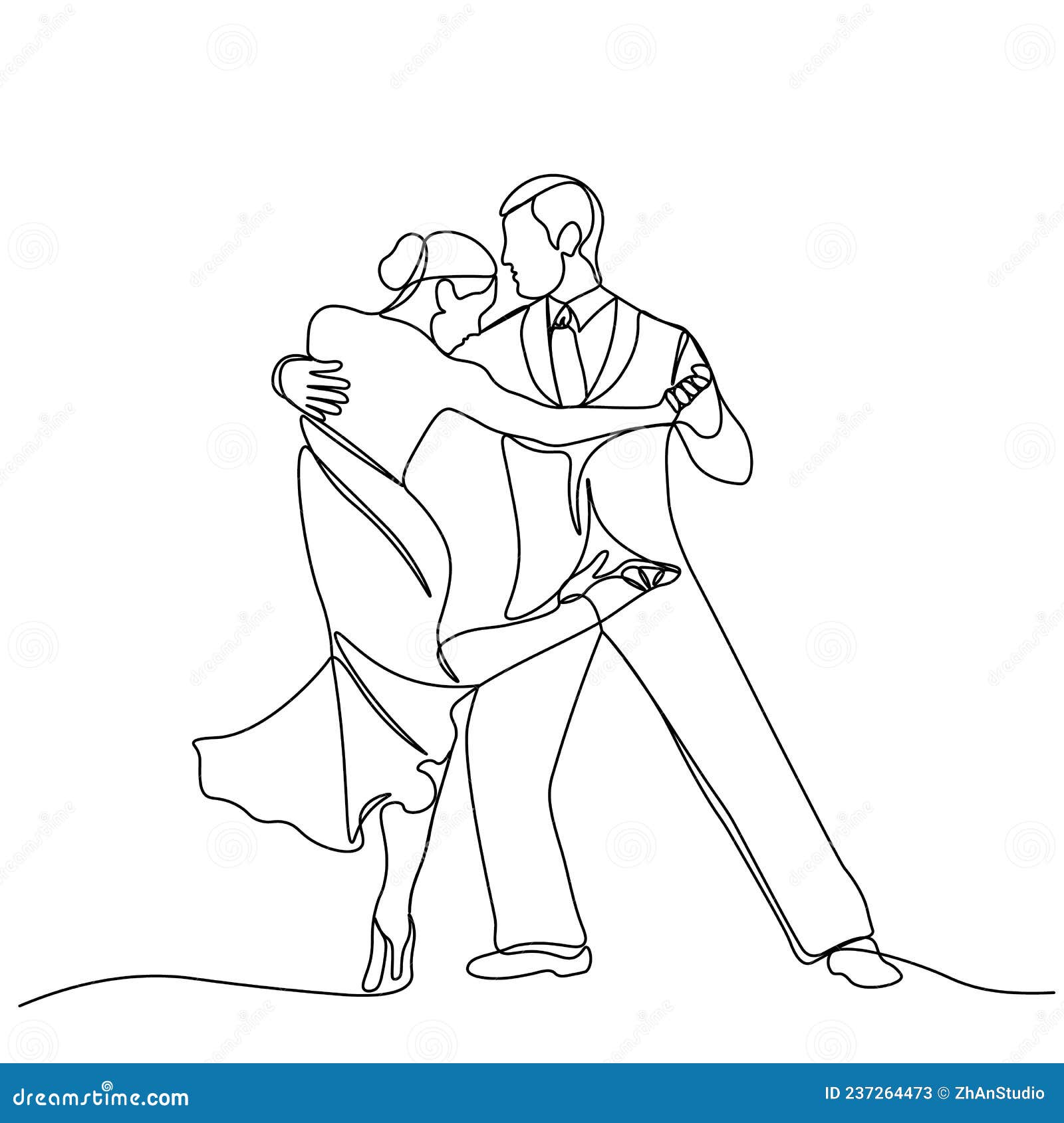Vector Illustration. International Tango Day. Dance. Tango. Holiday ...