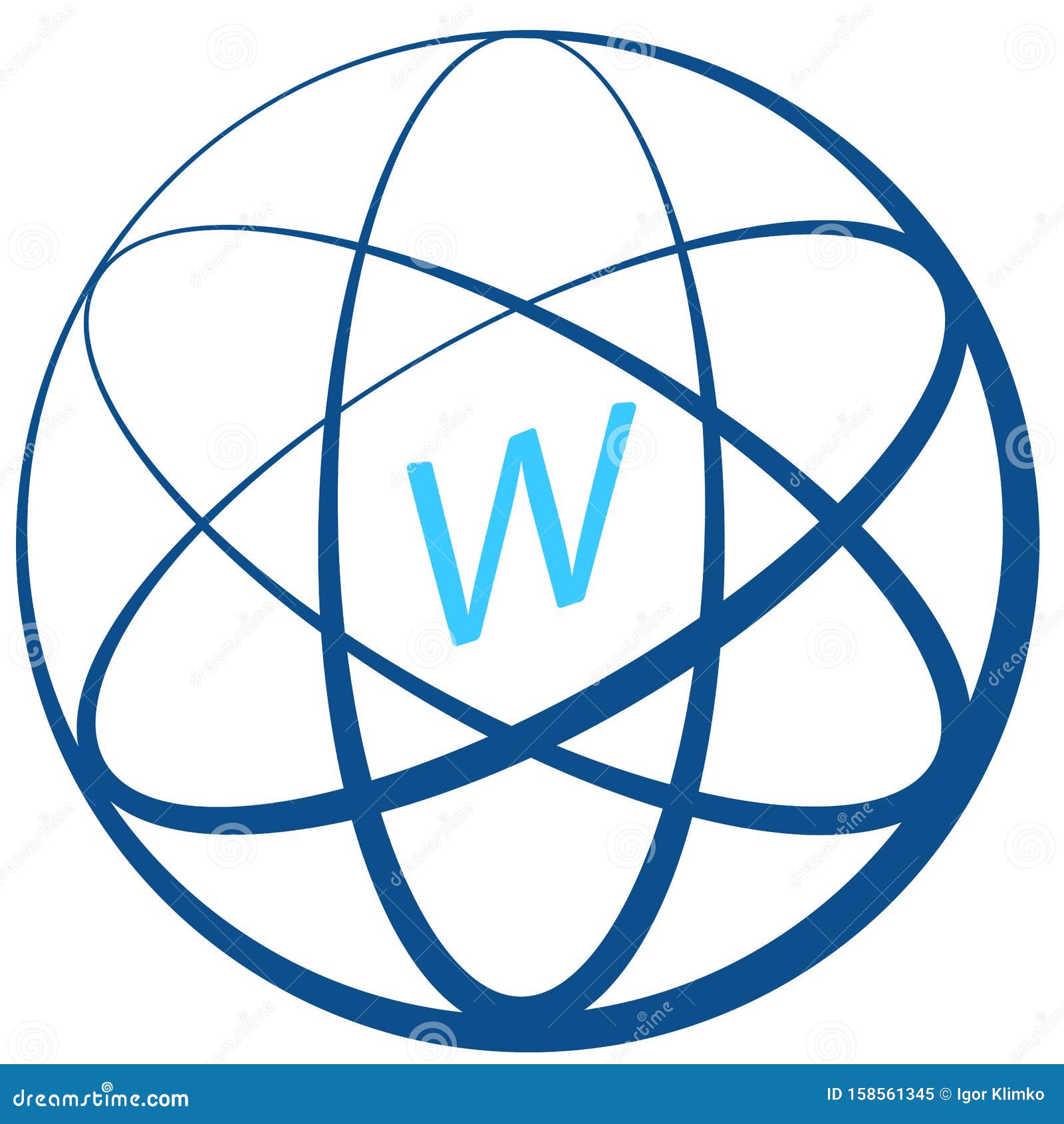 Vector Illustration of Internet Icon. Stock Vector - Illustration of ...